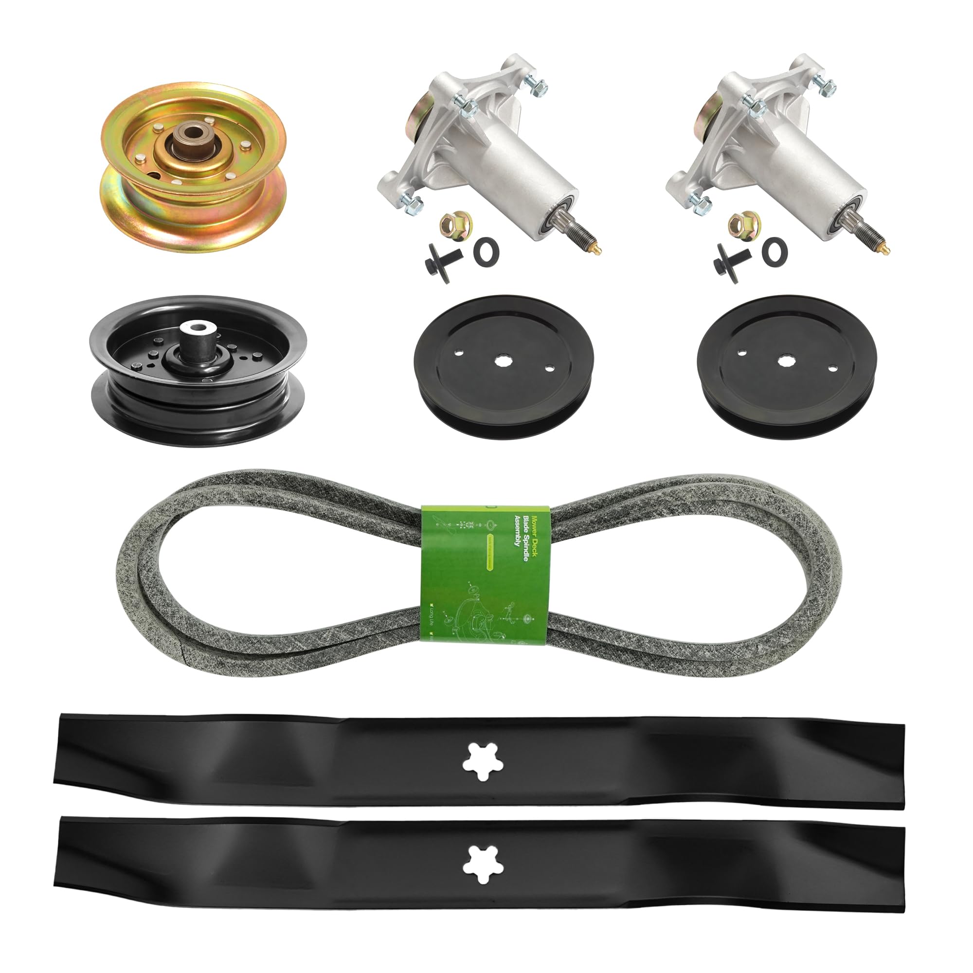 q&p 42" Deck Rebuild Kit fit for PP19A42 PB185A42 PB20H42YT Includes (2 ...
