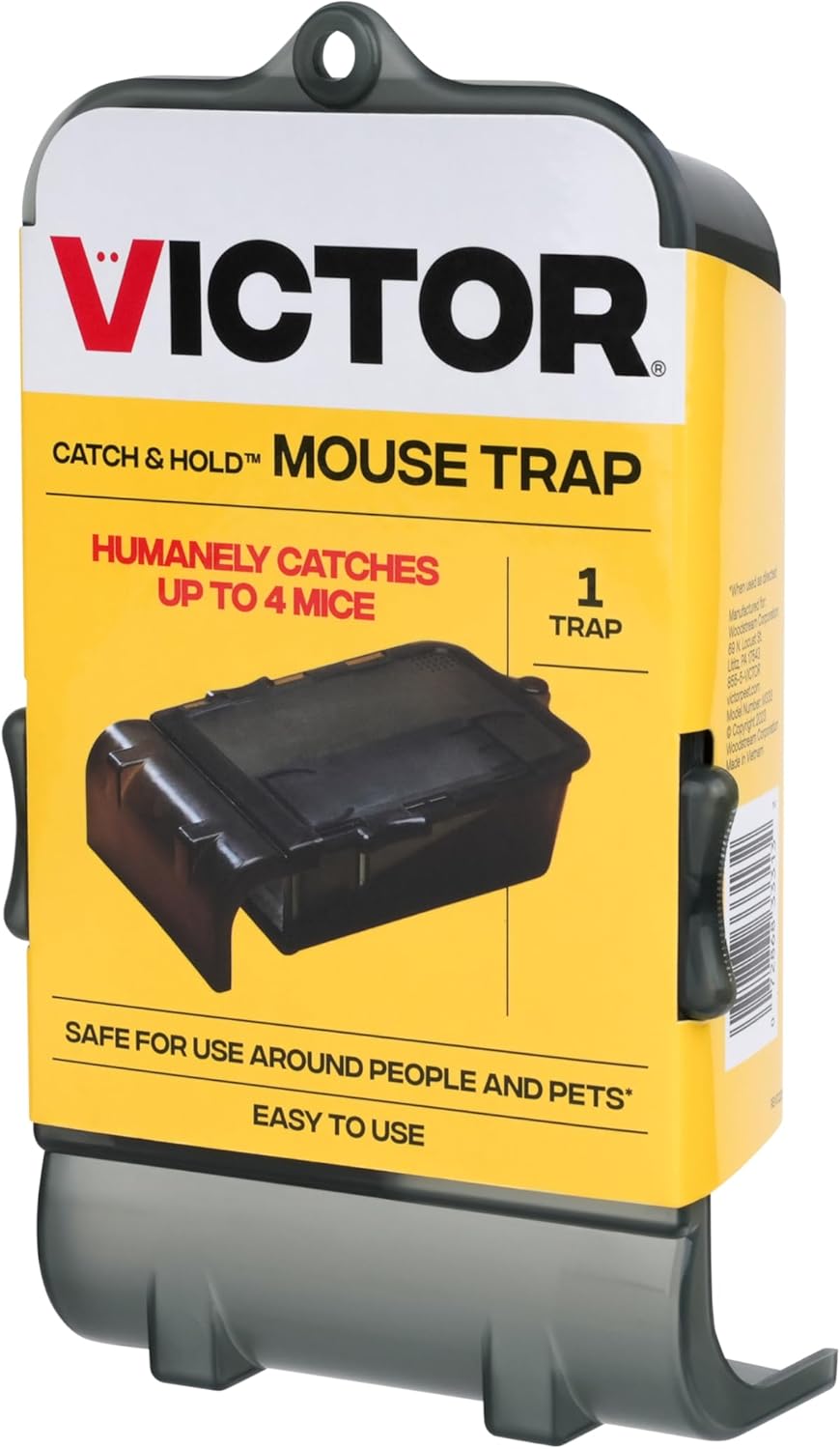 Amazon.com : Victor M333 Multiple Catch Humane Outdoor and Indoor Mouse ...