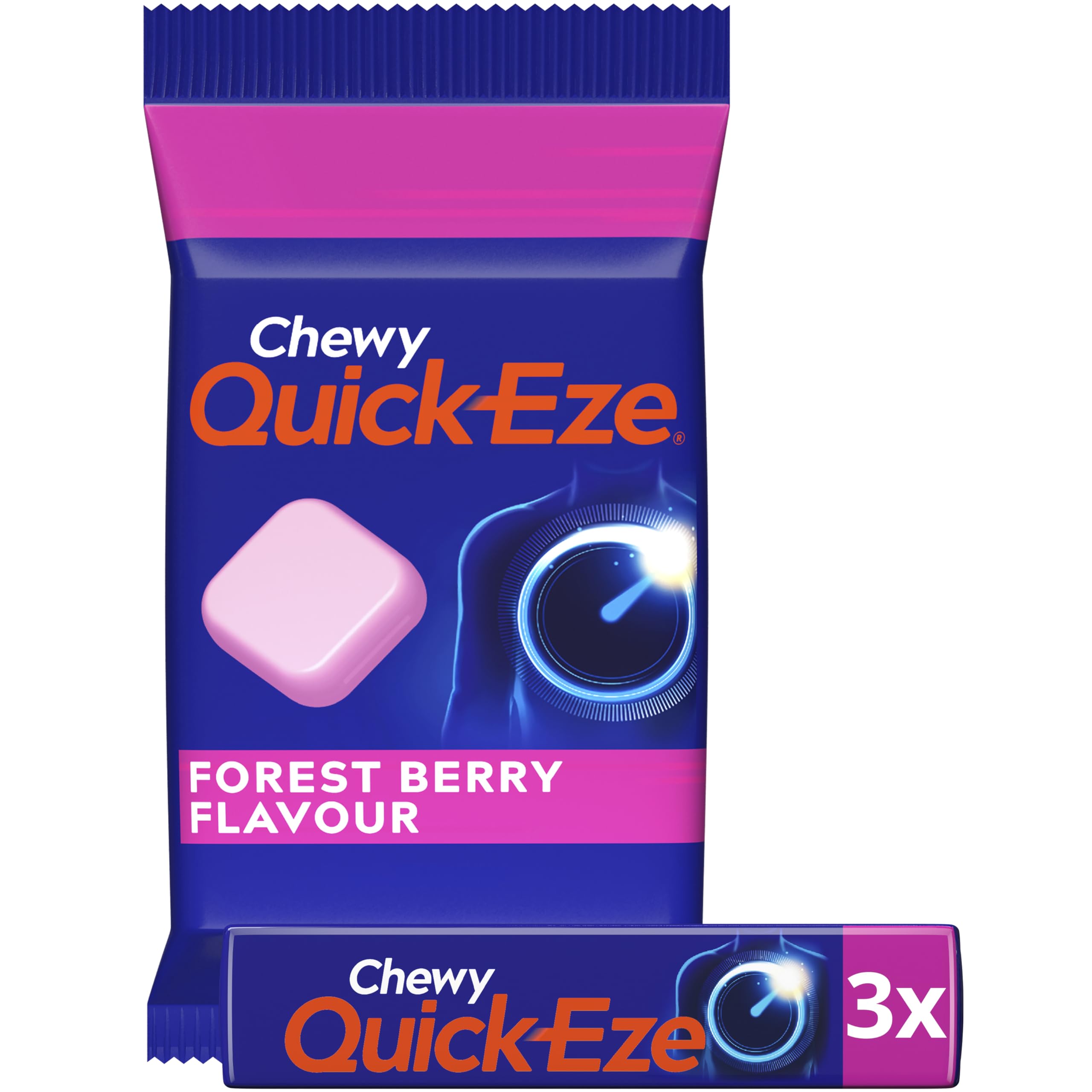 QUICK-EZE Chewy Forest Berry Heartburn And Indigestion Relief Antacid ...