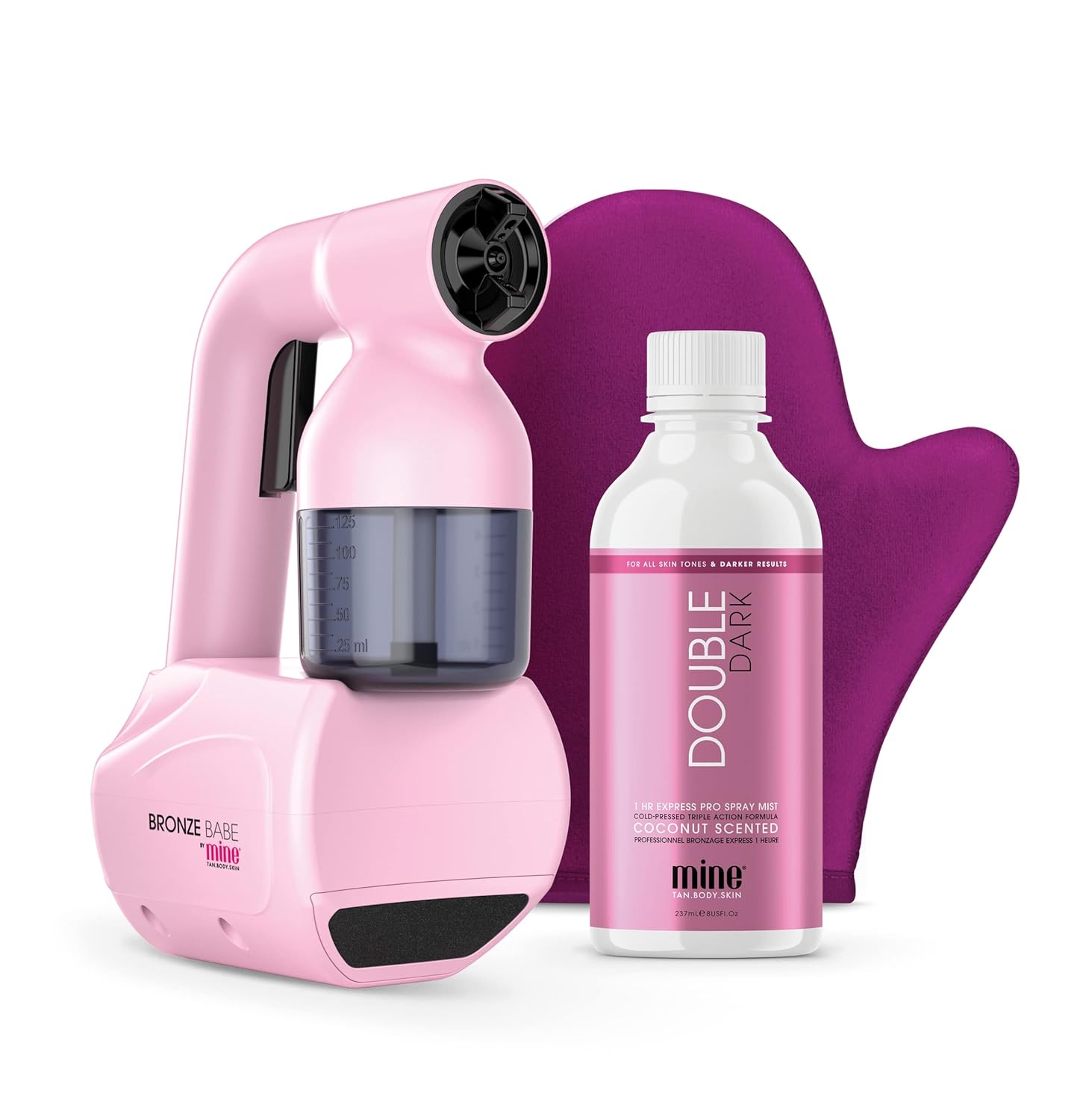 Amazon.com: MineTan | Home Spray Tan Kit Pink: Lightweight Portable ...