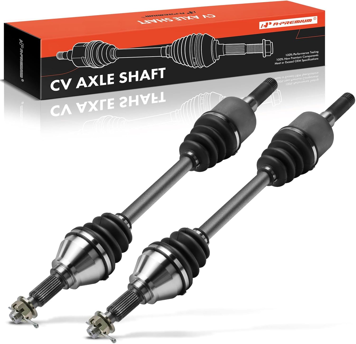 A-Premium Pair (2) Rear CV Axle Shaft Assembly Compatible with John ...