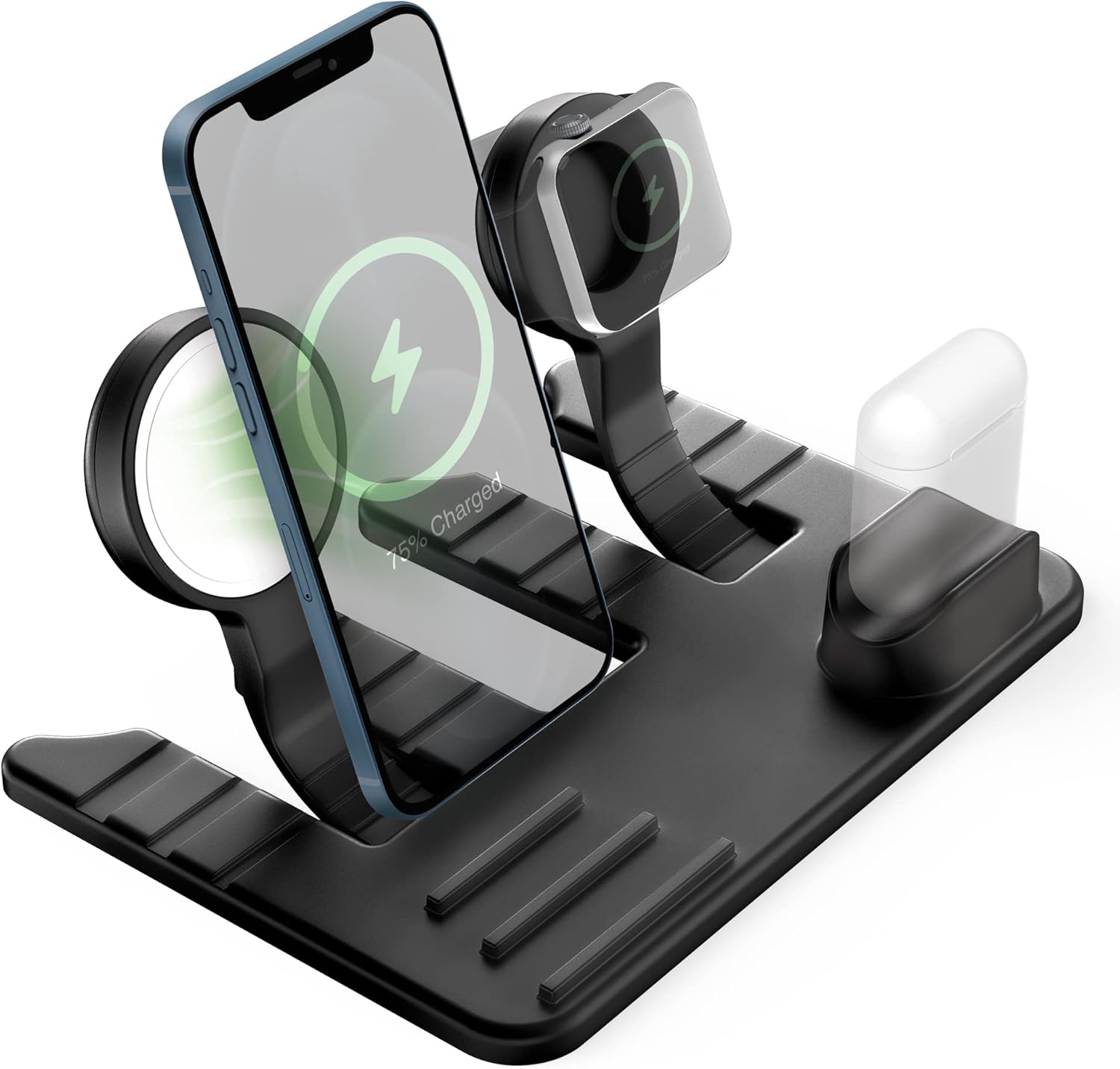 Amazon.com: Chargeworx 3 in 1 Charging Stand [Compatible with MagSafe ...