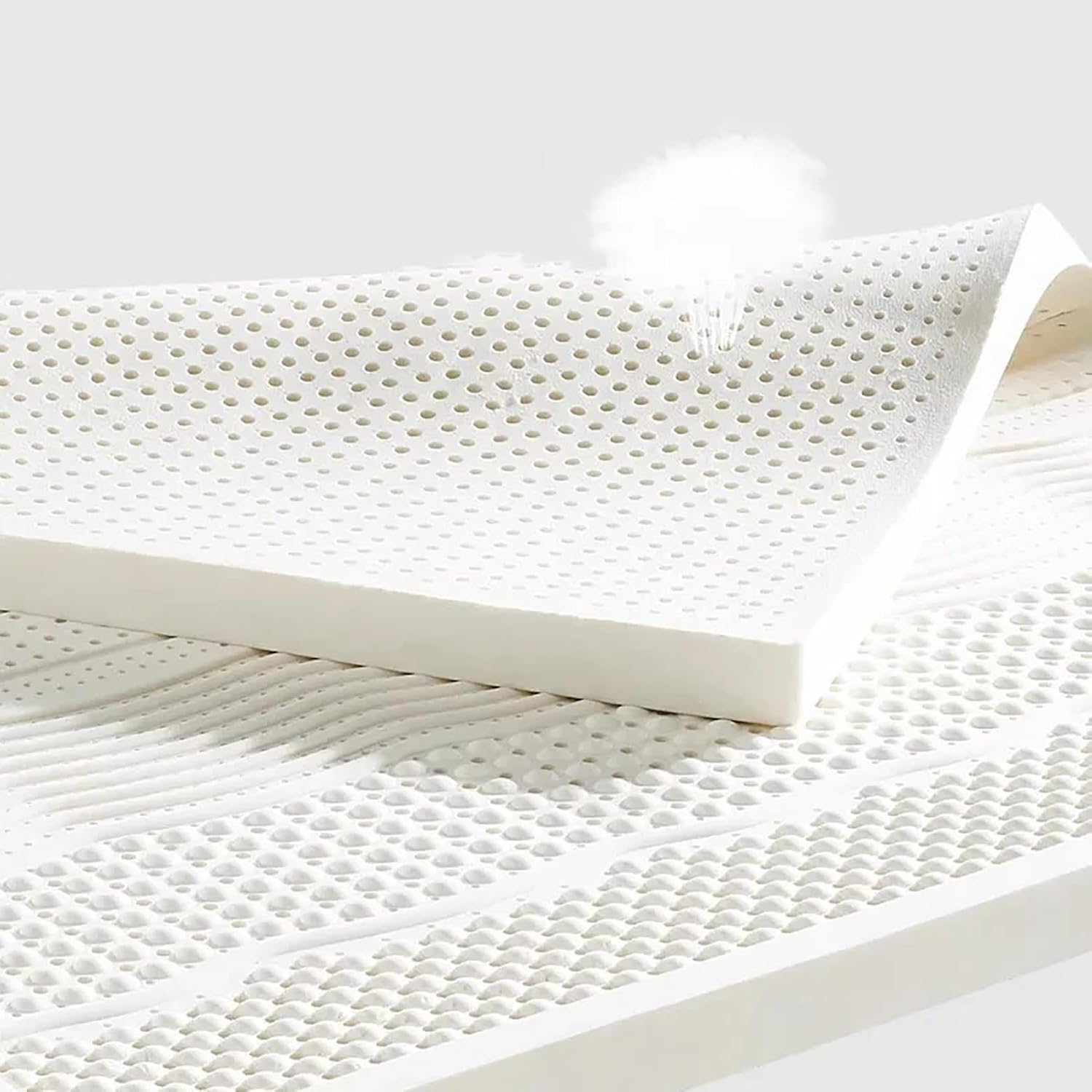 Amazon.com: NaKeah 100% Natural Latex Mattress Topper - Medium Firmness ...