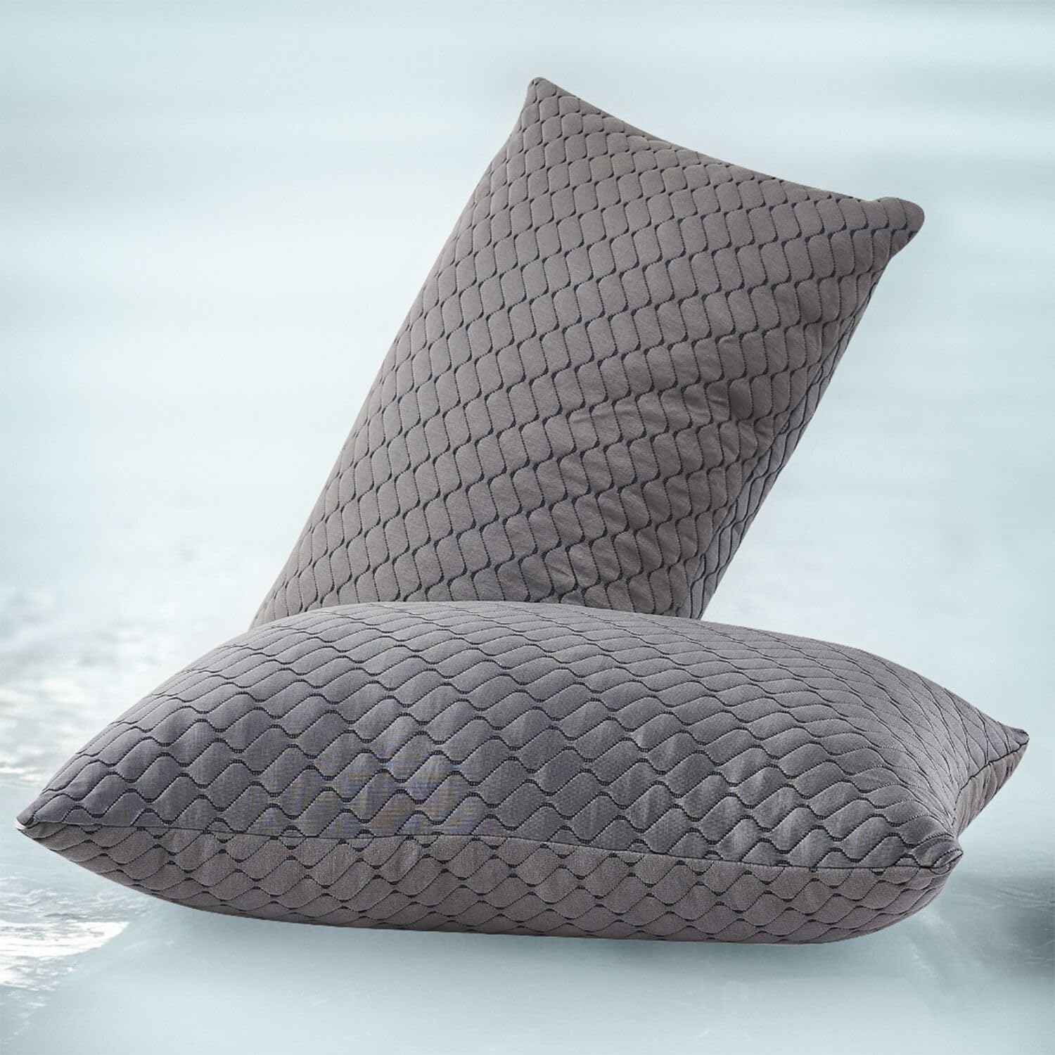 Amazon.com: VAINOC Memory Foam Pillows Queen Size Set of 2,Adjustable ...