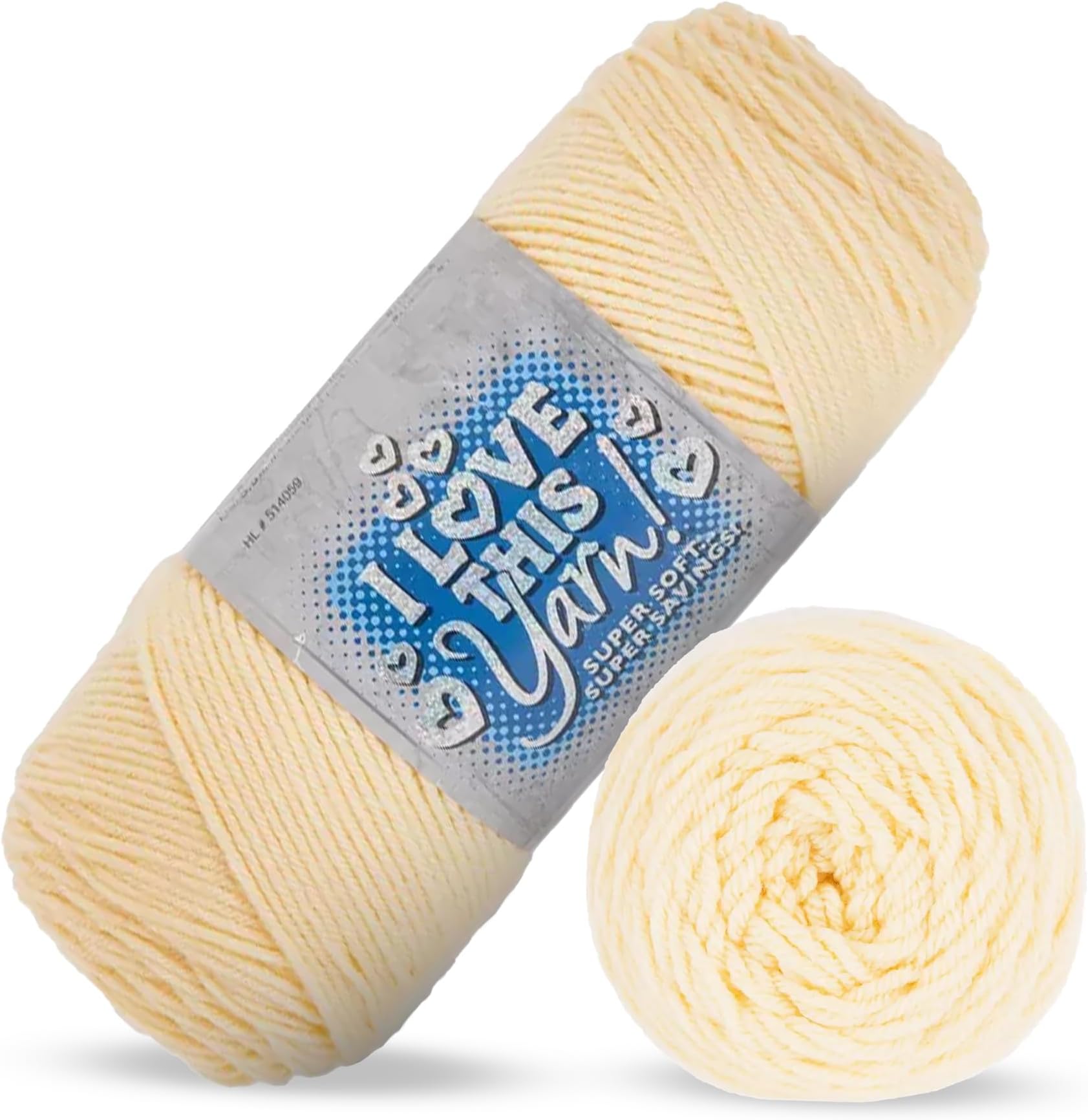 Amazon.com: I Love This Yarn 4 - Medium Yarn for Crocheting & Knitting ...