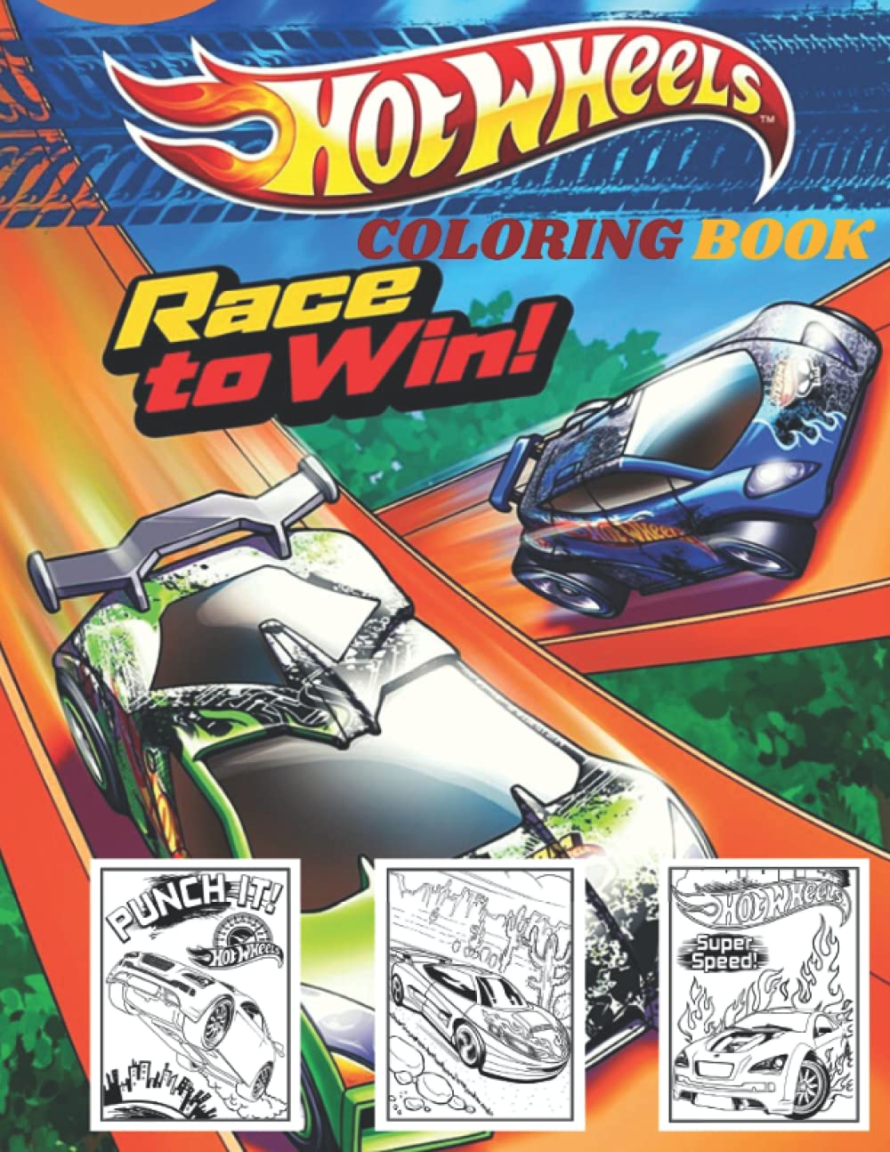 Buy Hot Wheels Coloring Book: Over 60 Perfect Colouring pages for Hot ...