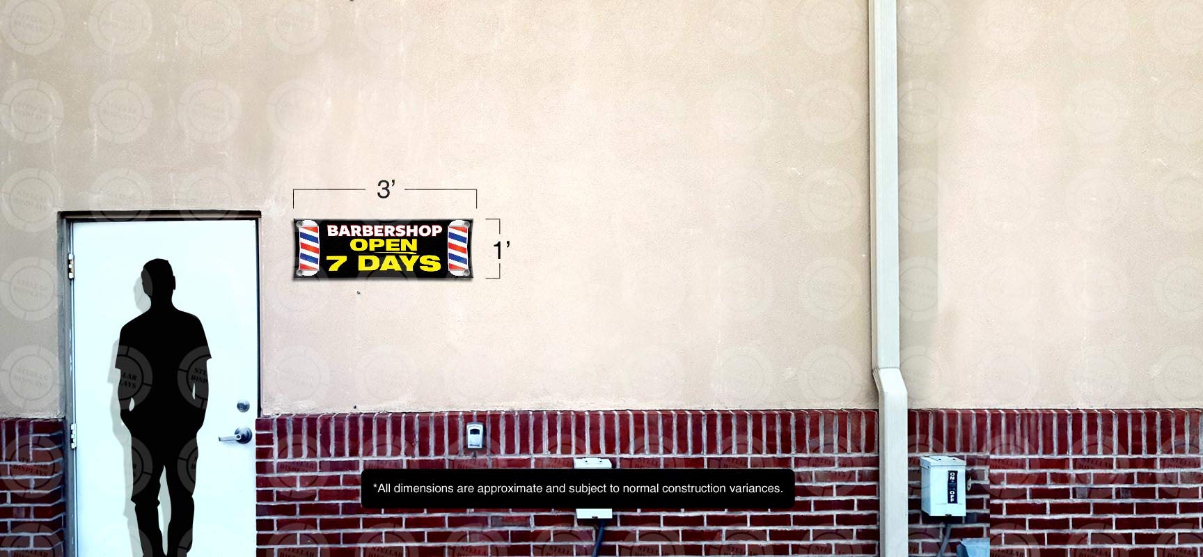 Business & Industrial Barber Shop & Salon Banner Open Lounge Sign ...