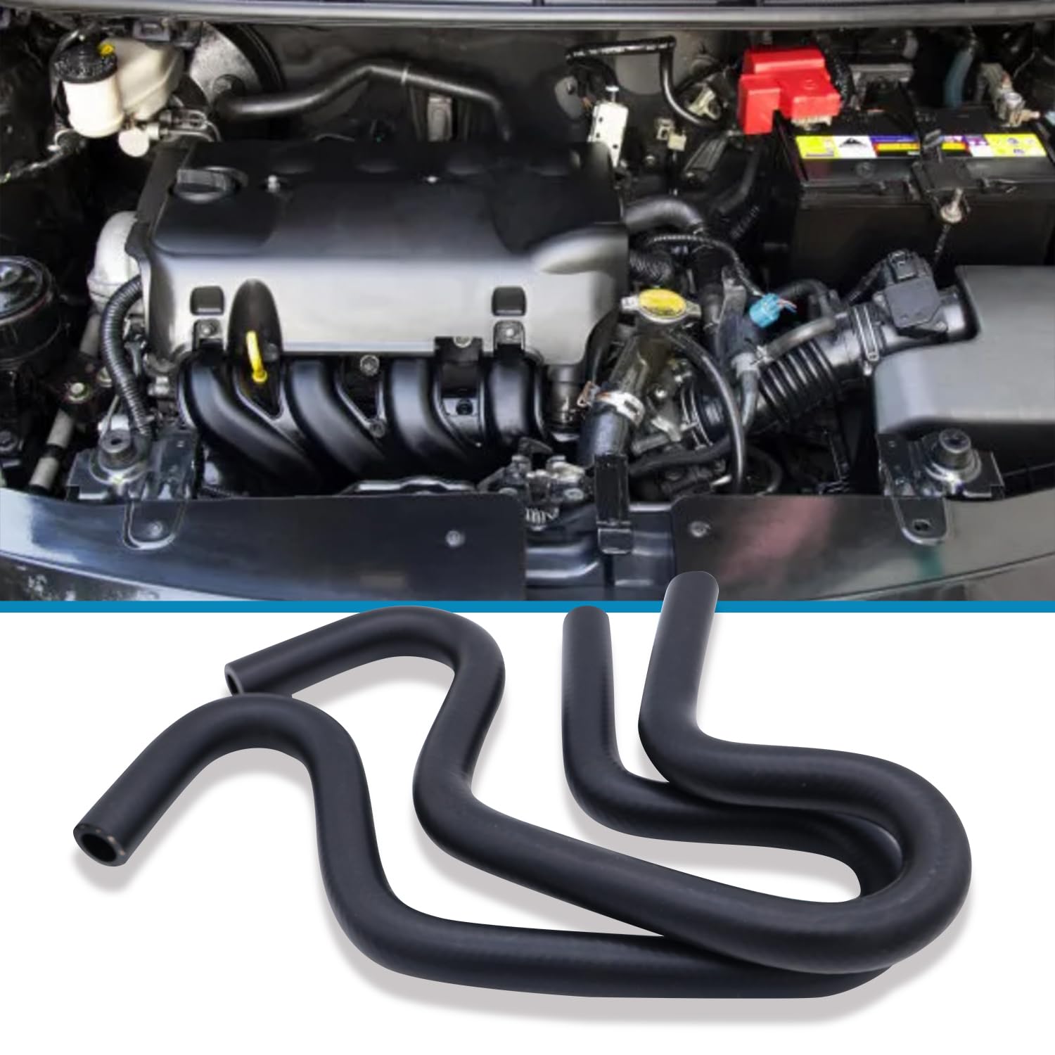 Snapklik.com : JADSOrBoBi 2 Pack 1/4" U-Cut Molded Curved Rubber Fuel ...