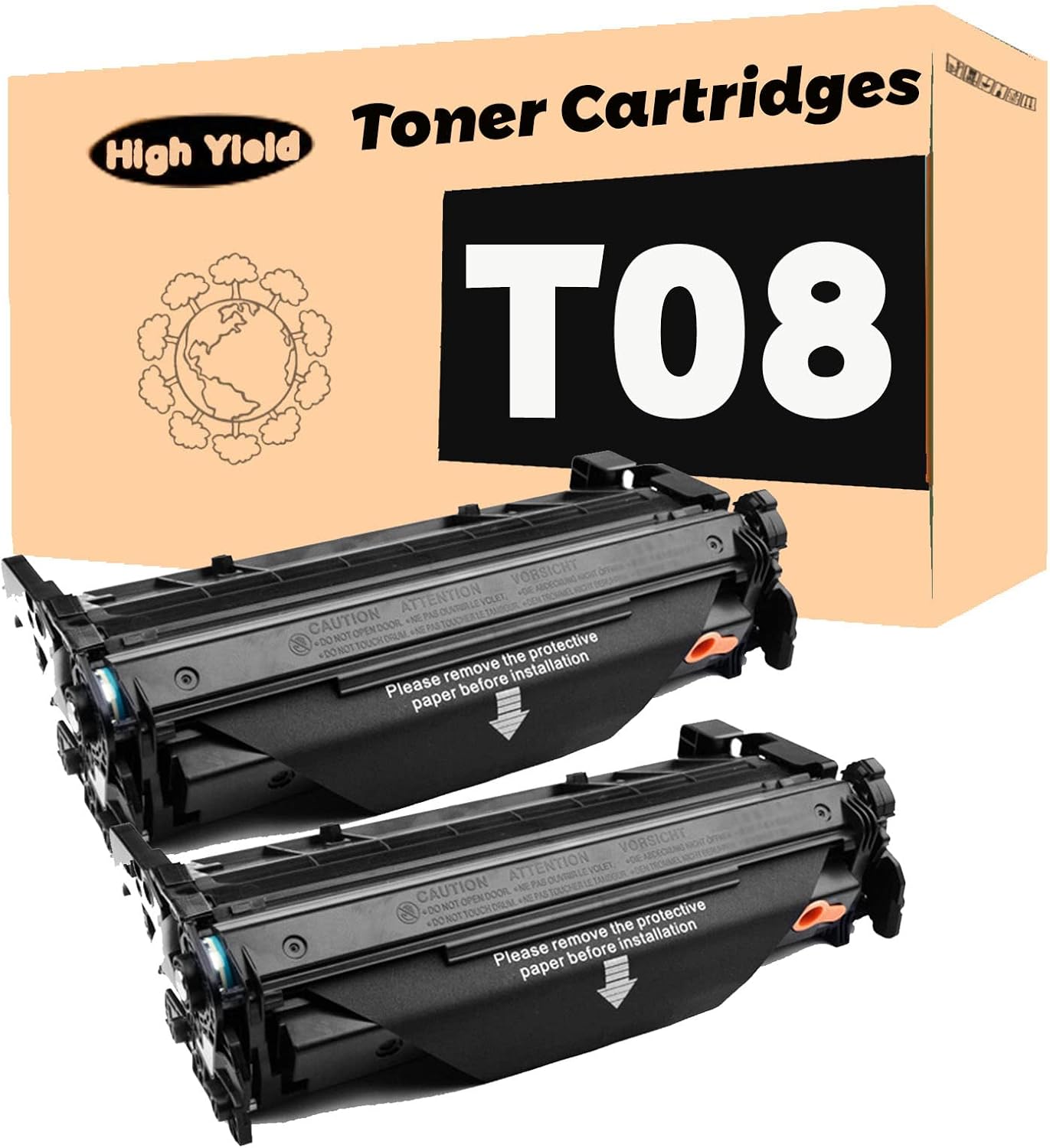 Amazon.com: T08 for Canon T08 Toner Cartridges Use With ImageCLASS ...