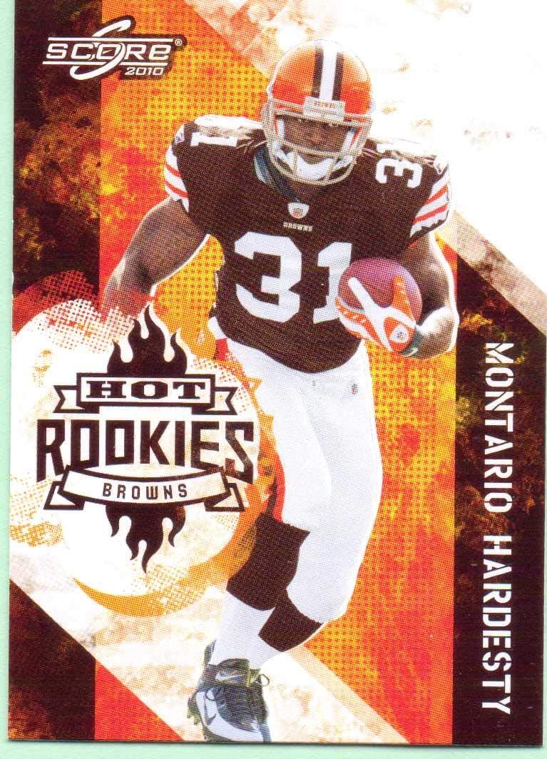 Amazon.com: Montario Hardesty 2010 Score Hot Rookies Rookie #25 ...