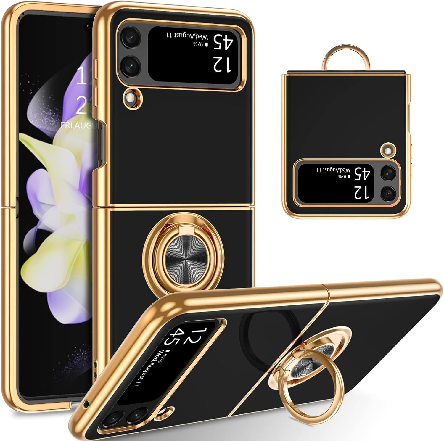 YINLAI Samsung Galaxy Z Flip 4 Case Soft Silicone TPU Slim Case With yinlai-samsung-galaxy-z-flip-4-case-soft-silicone-tpu-slim-case-with