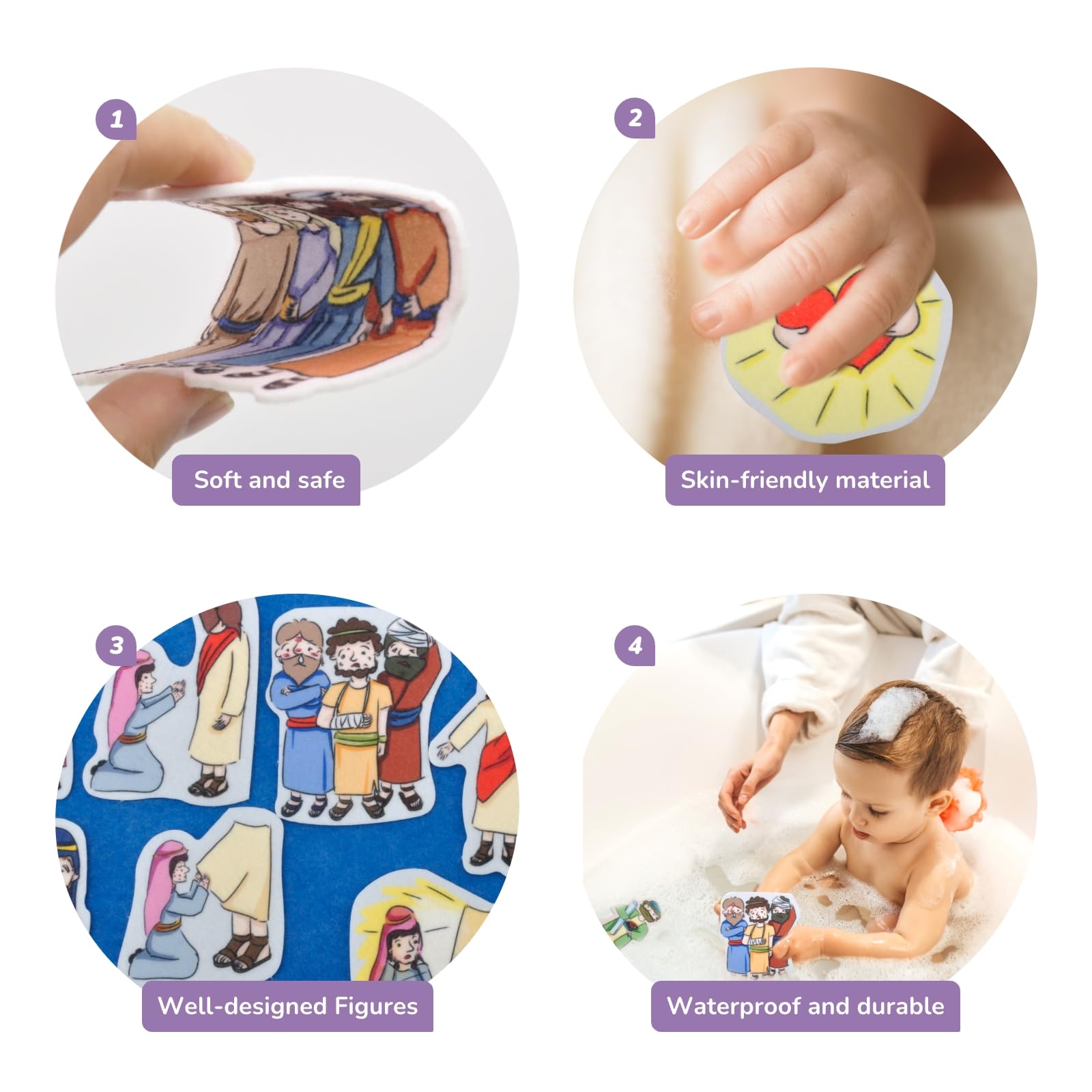 Craft Felt Abraham & Sarah Bible Felt Set Old Testament Story Fiji Felt ...