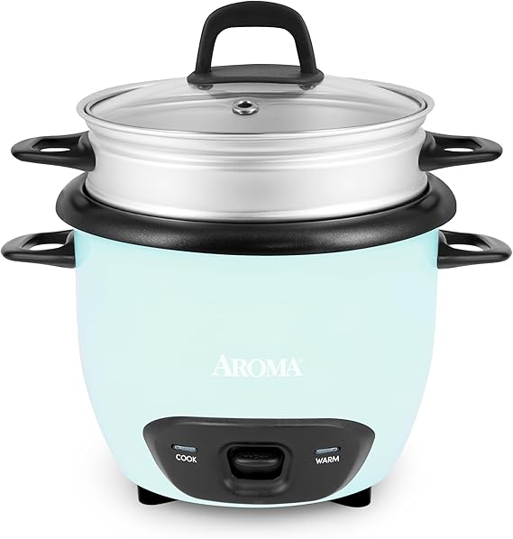 Amazon.com: AROMA® 6-Cup (Cooked) / 1.5Qt. Rice & Grain Cooker (ARC-743 ...