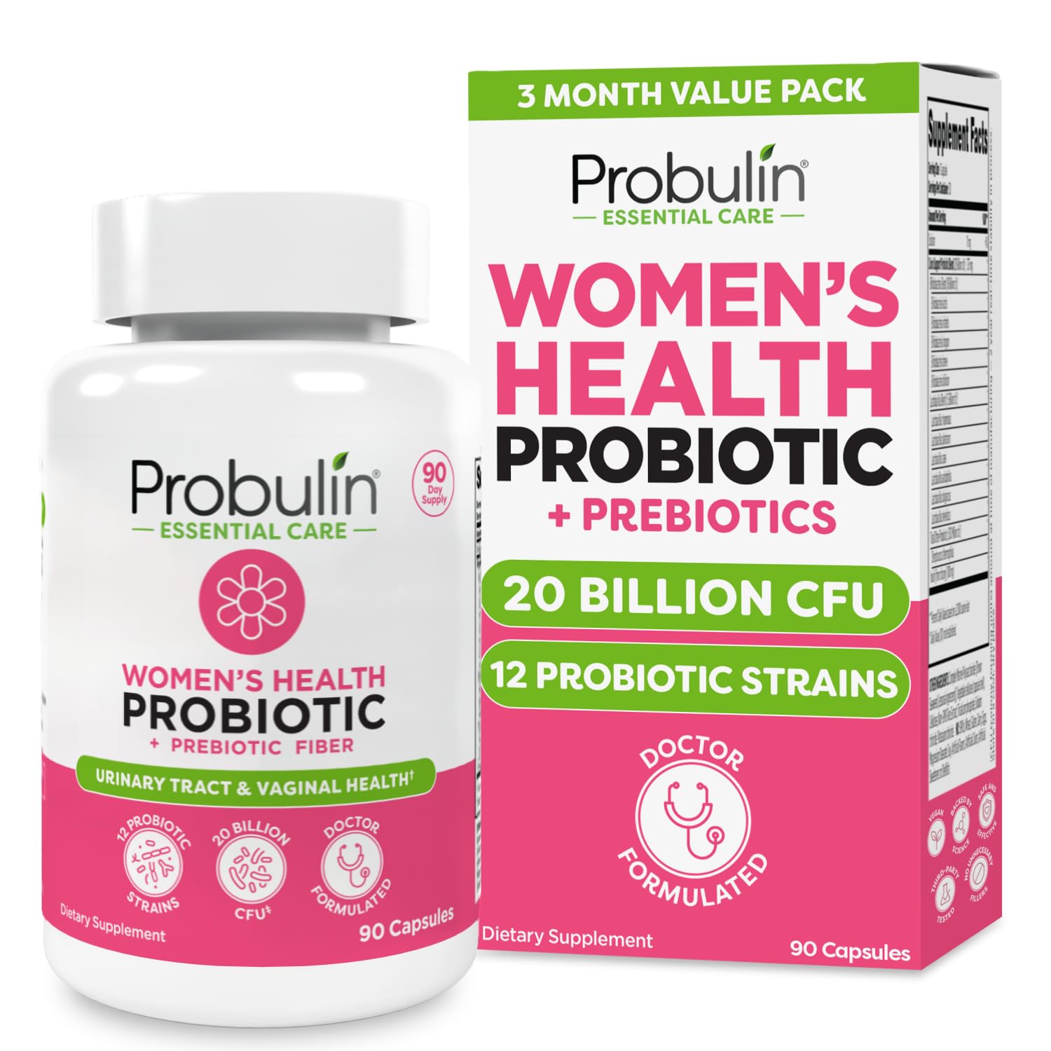 Snapklik.com : Probulin Womens Probiotic - Vaginal, UT, Gut & Immune Health