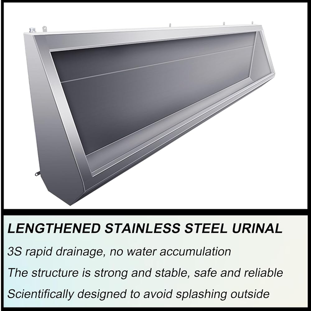 Wall-Mounted Men's Flushing Urinal, 304 Stainless Kosovo | Ubuy