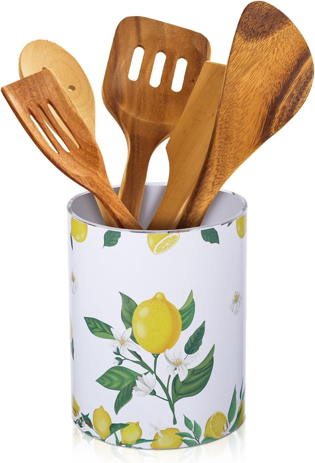 Amazon.com: Yoande Lemon Kitchen Decor Utensil Holder Acrylic Utensil ...
