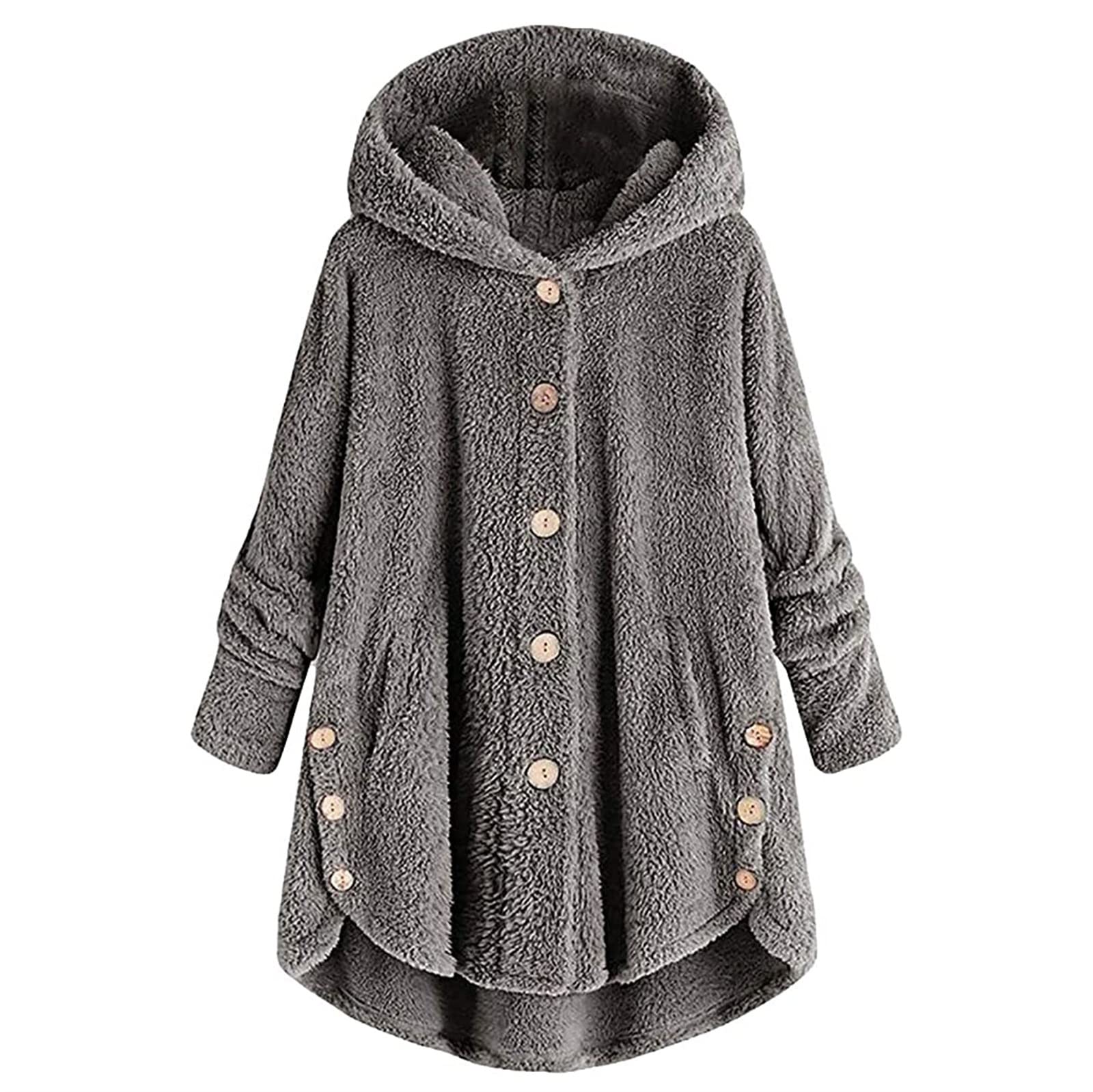 Teddy Coat Women\'s Long Coats With Hoods Factory Price Hoodie Coat ...