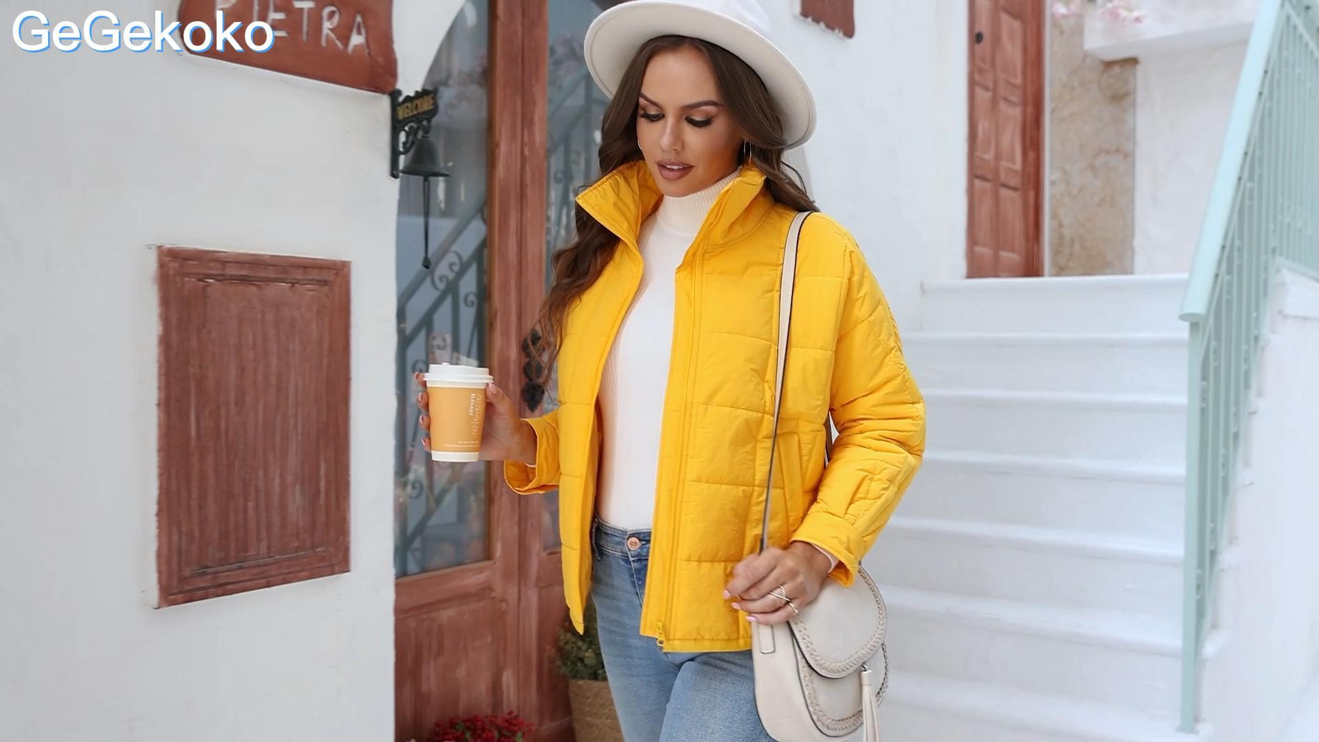 Watch Women's Lightweight Oversized Packable Puffer Jacket on Amazon Live