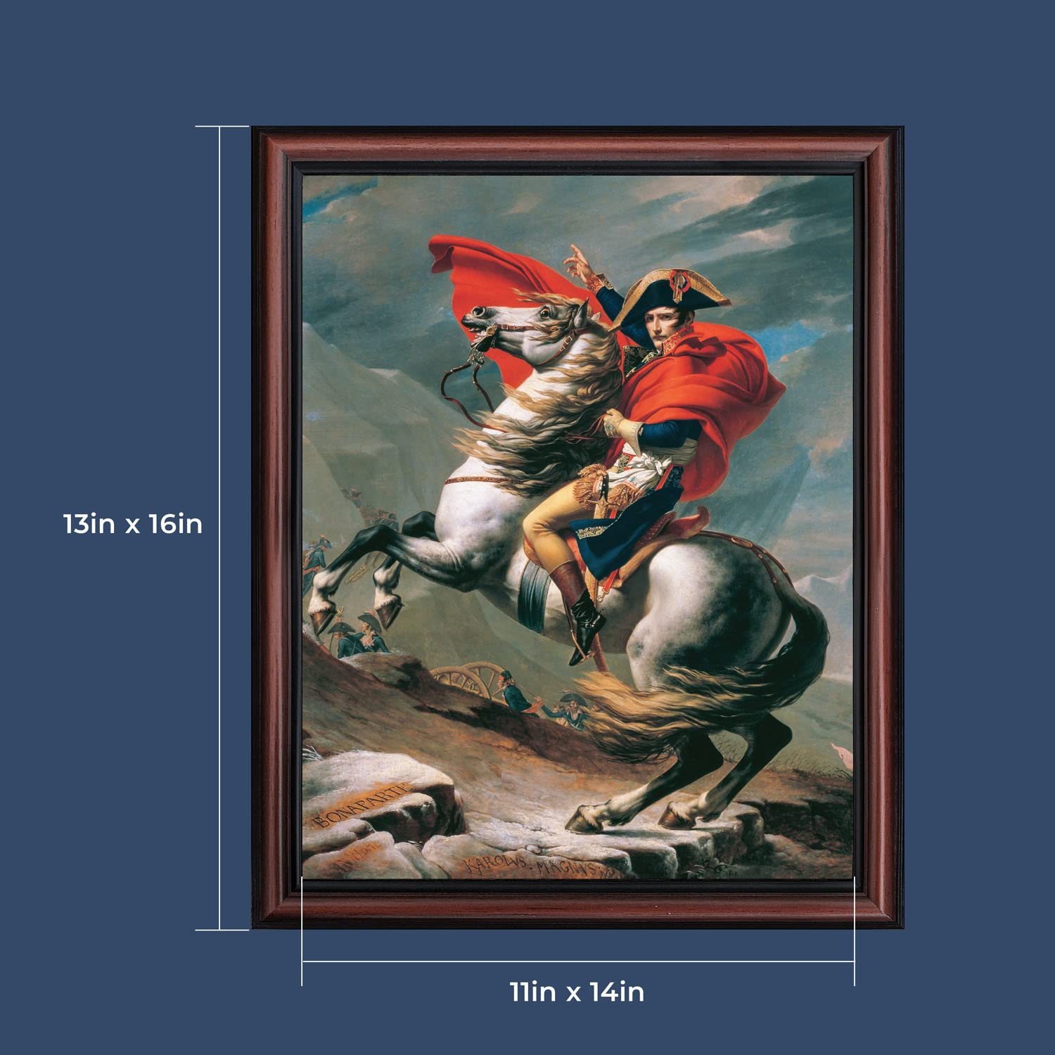 Napoleon Crossing The Alps High Resolution