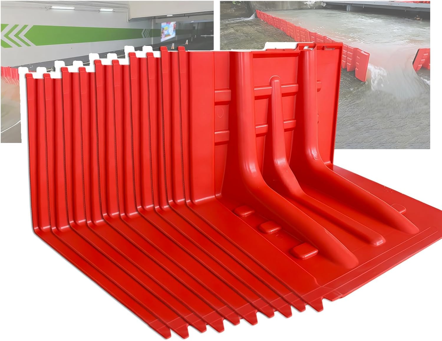 Amazon.com: JFazzruit L Shaped Flood Barrier for Home, ABS Plastic ...