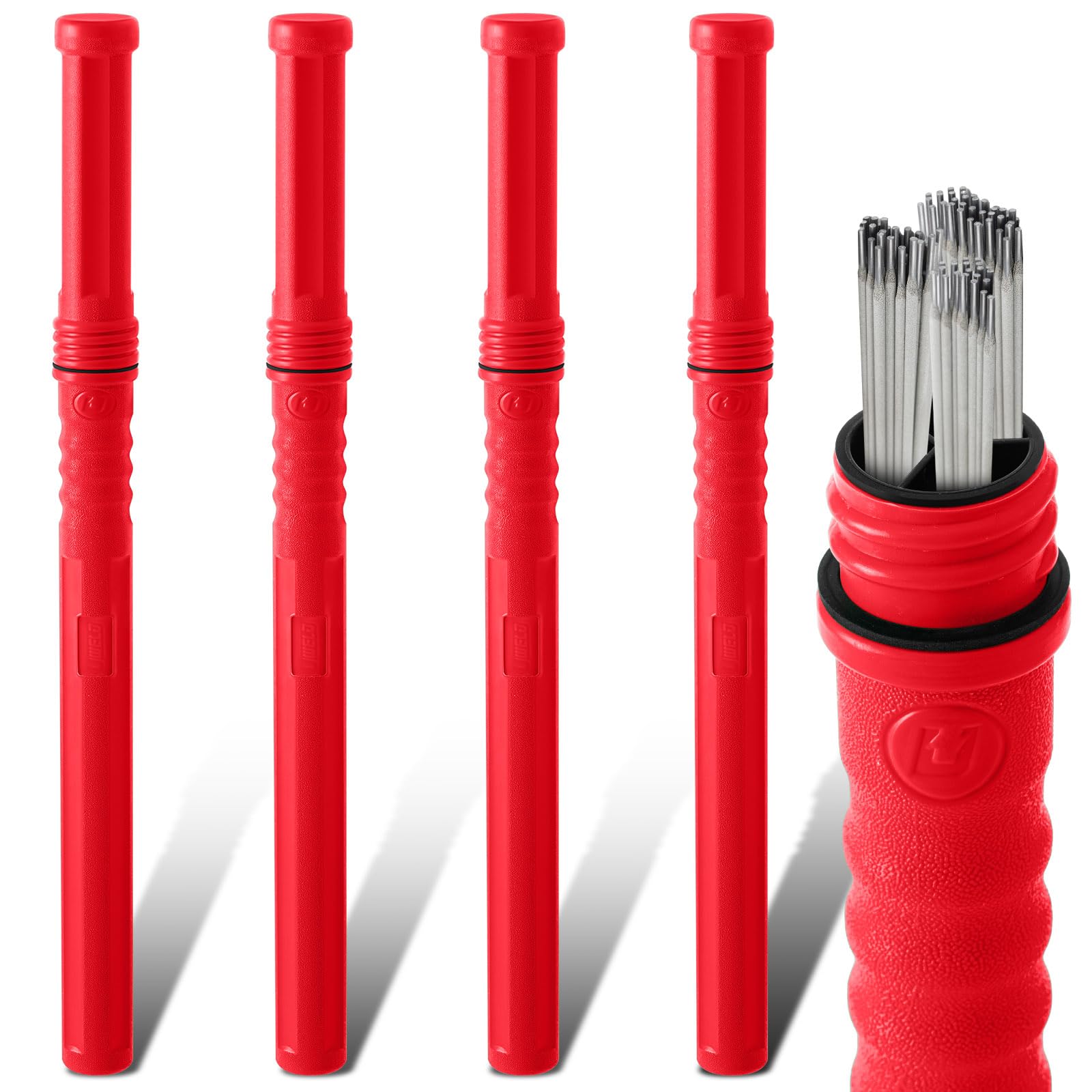 Tandefio 4 Pcs Welding Rod Storage 40 Inch Tig Rod Storage Canisters ...