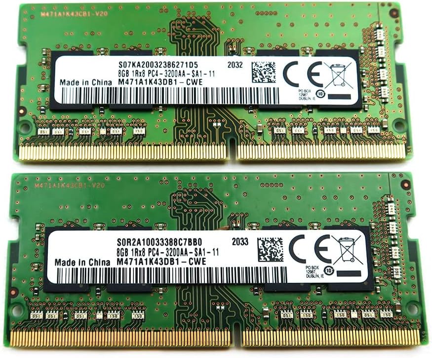 Laptop Memory Module Kit M471A1K43DB1-CWE Compatible Replacement Spare ...