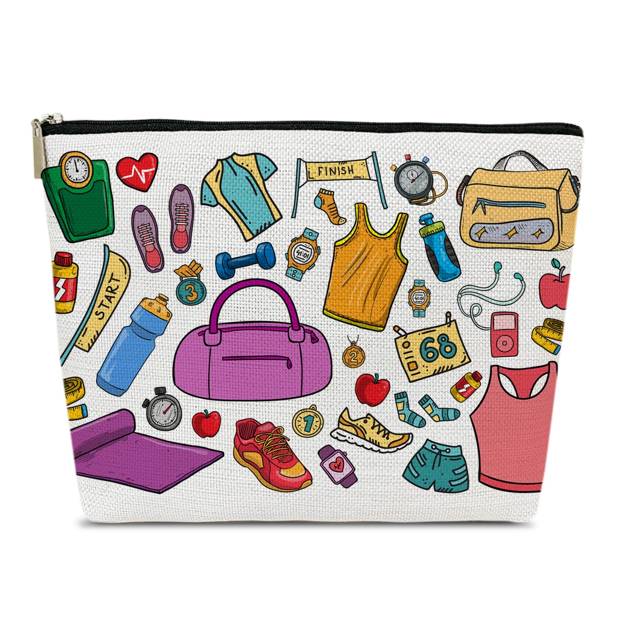 Amazon.com: Ythuil Cute Running Makeup Bag, Running Gifts for Women ...