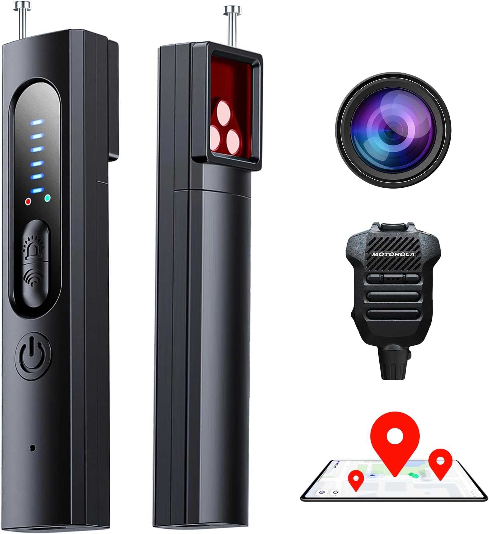 AOIRUO Hidden Camera Detector & Camera Detector,Bug Detector RF ...