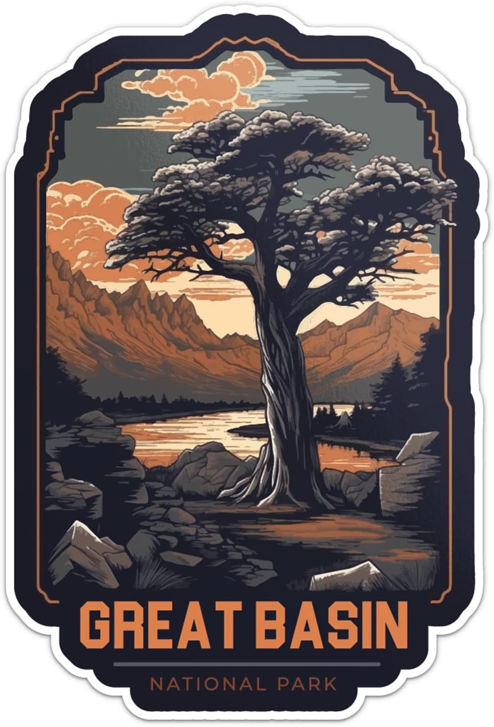 Amazon.com - Great Basin National Park Sticker - Waterproof Vinyl Decal ...