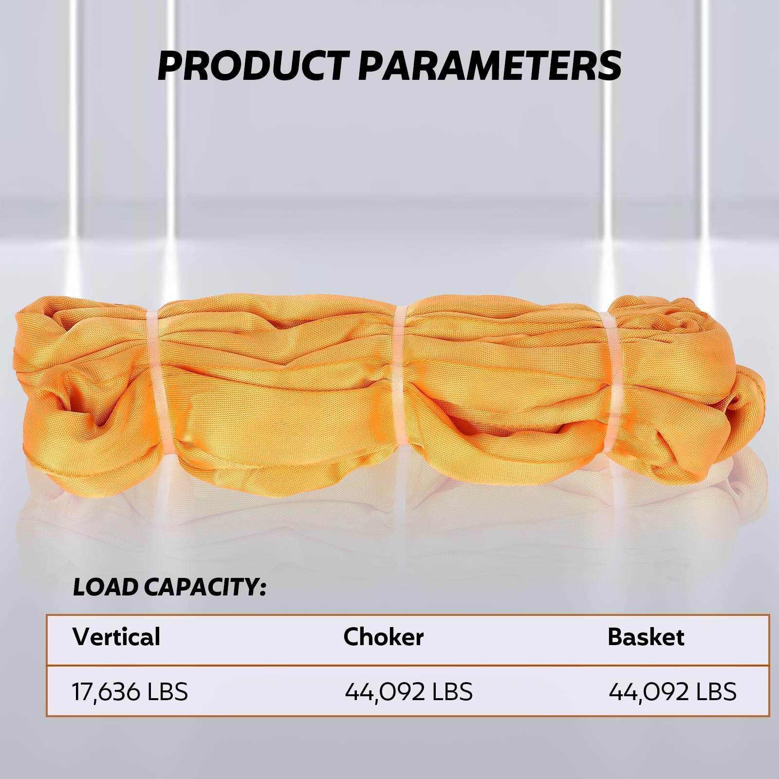 Snapklik.com : 20FT Endless Round Sling For Hoist Heavy Duty Objects ...