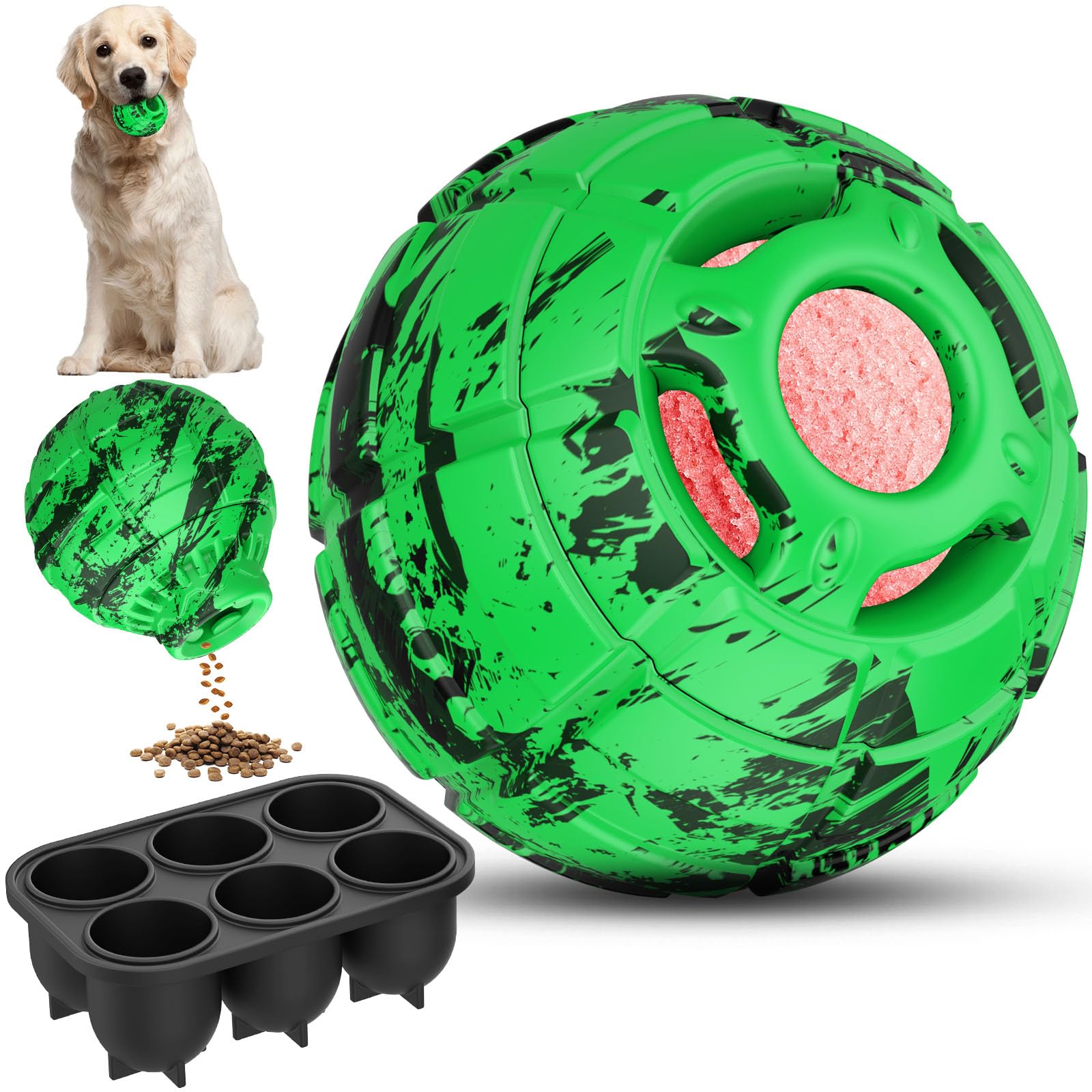 Pet Supplies : CrispPlay Slow Feeder Dog Enrichment Toys, 2 in 1 Frozen ...
