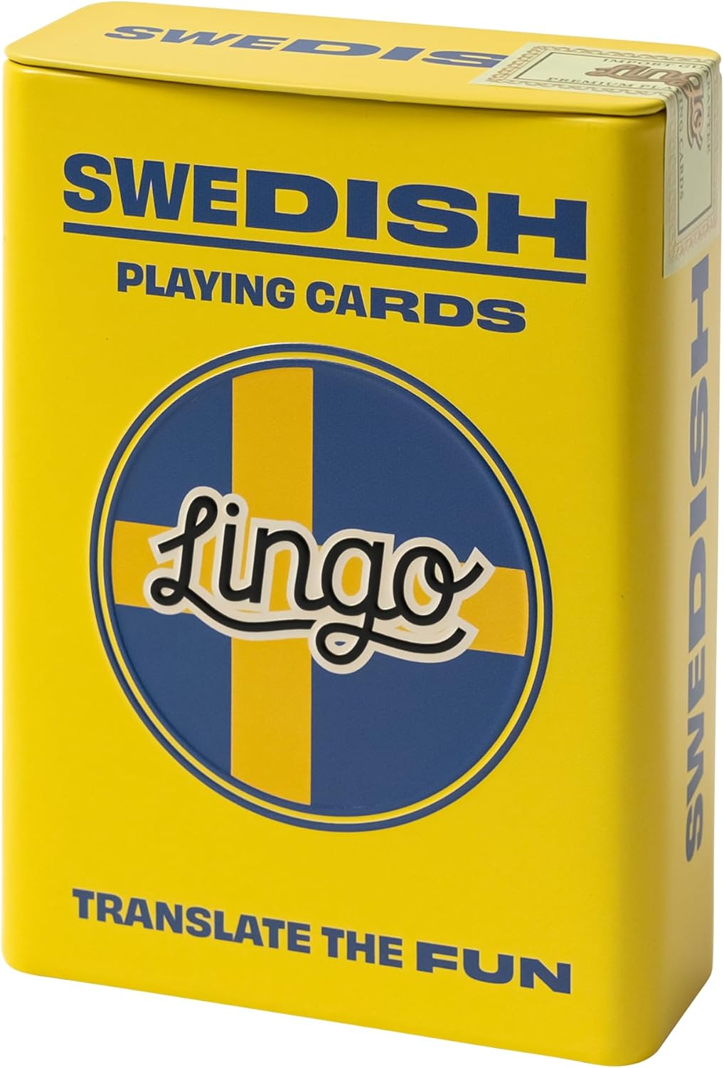 Swedish Lingo Playing Cards in Wayfarer Tin Box | Liberia | Ubuy