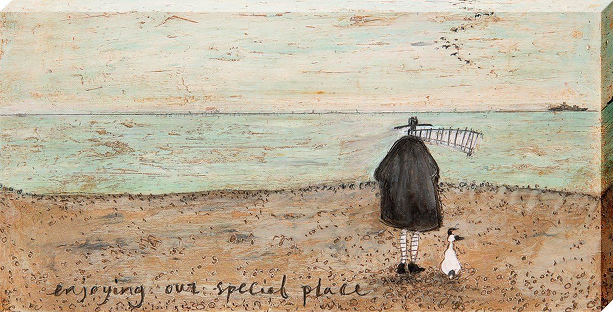 Sam Toft WDC12007-Multi Coloured- A Romantic Tryst Canvas Print, Multi ...