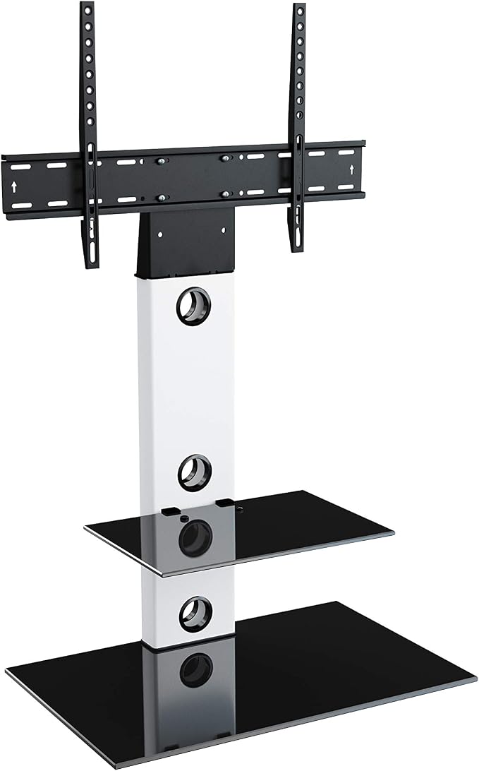 Amazon.com: AVF Steel Lesina TV Stand with TV Mount Column for 32" to ...