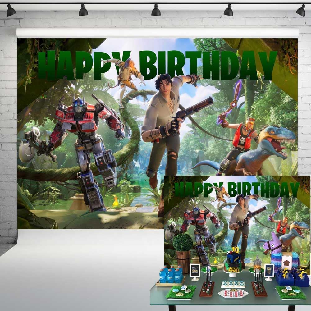 Amazon.com : Generic Battle Royale Backdrop Video Game Poster Party ...