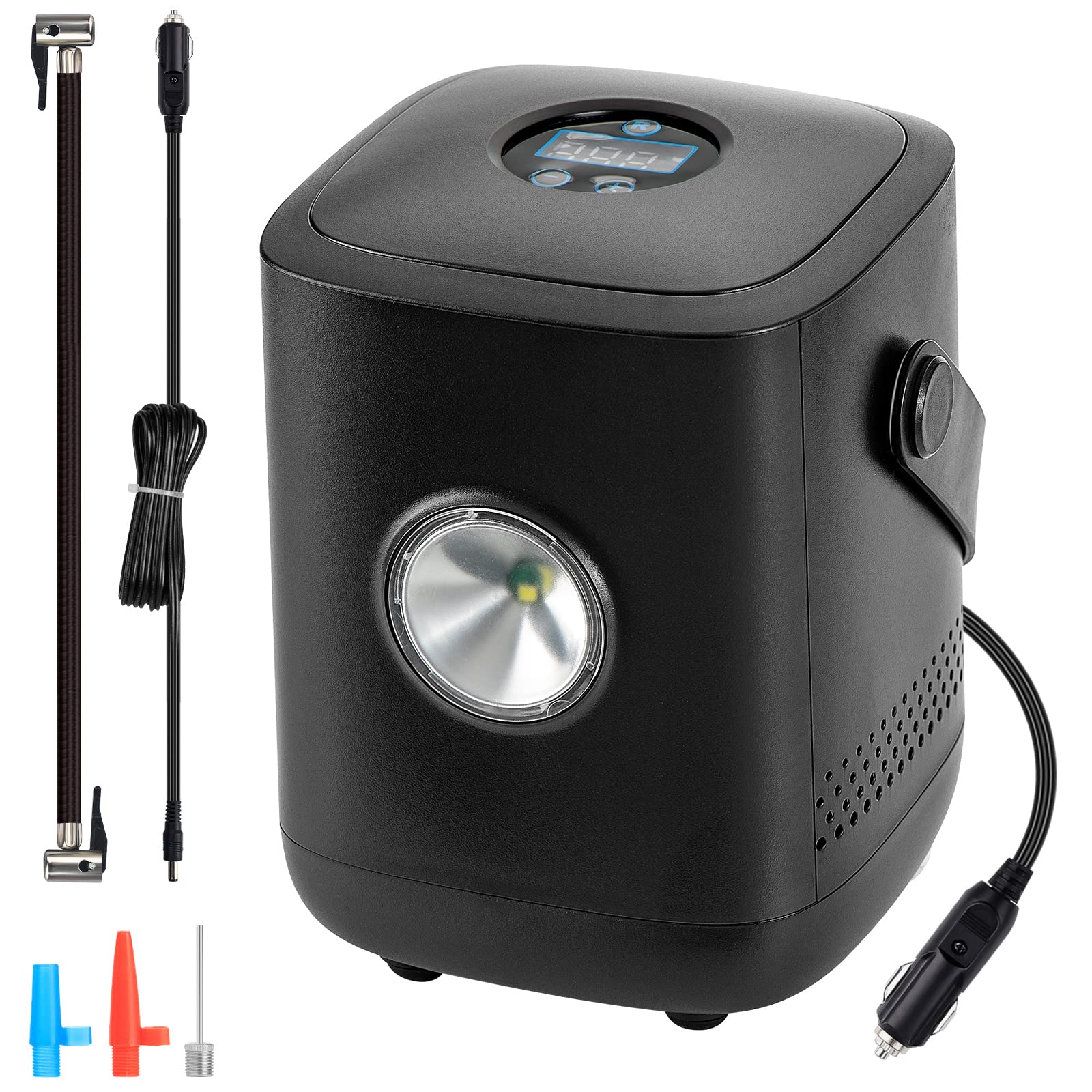 AUTODECO 12V DC Portable Tire Inflator with Gauge Digital Air ...