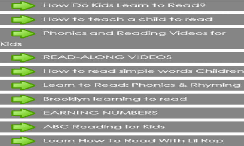 Learn to Read for Kids - App on the Amazon Appstore
