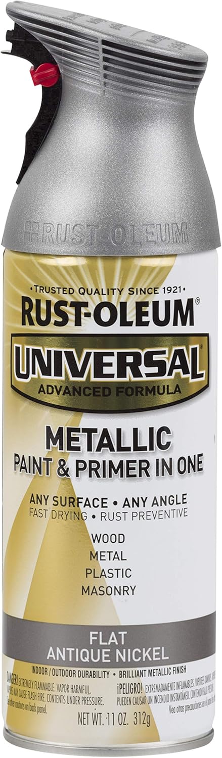 Rust-Oleum 271474 Universal All Surface Metallic Spray Paint, 11 oz ...