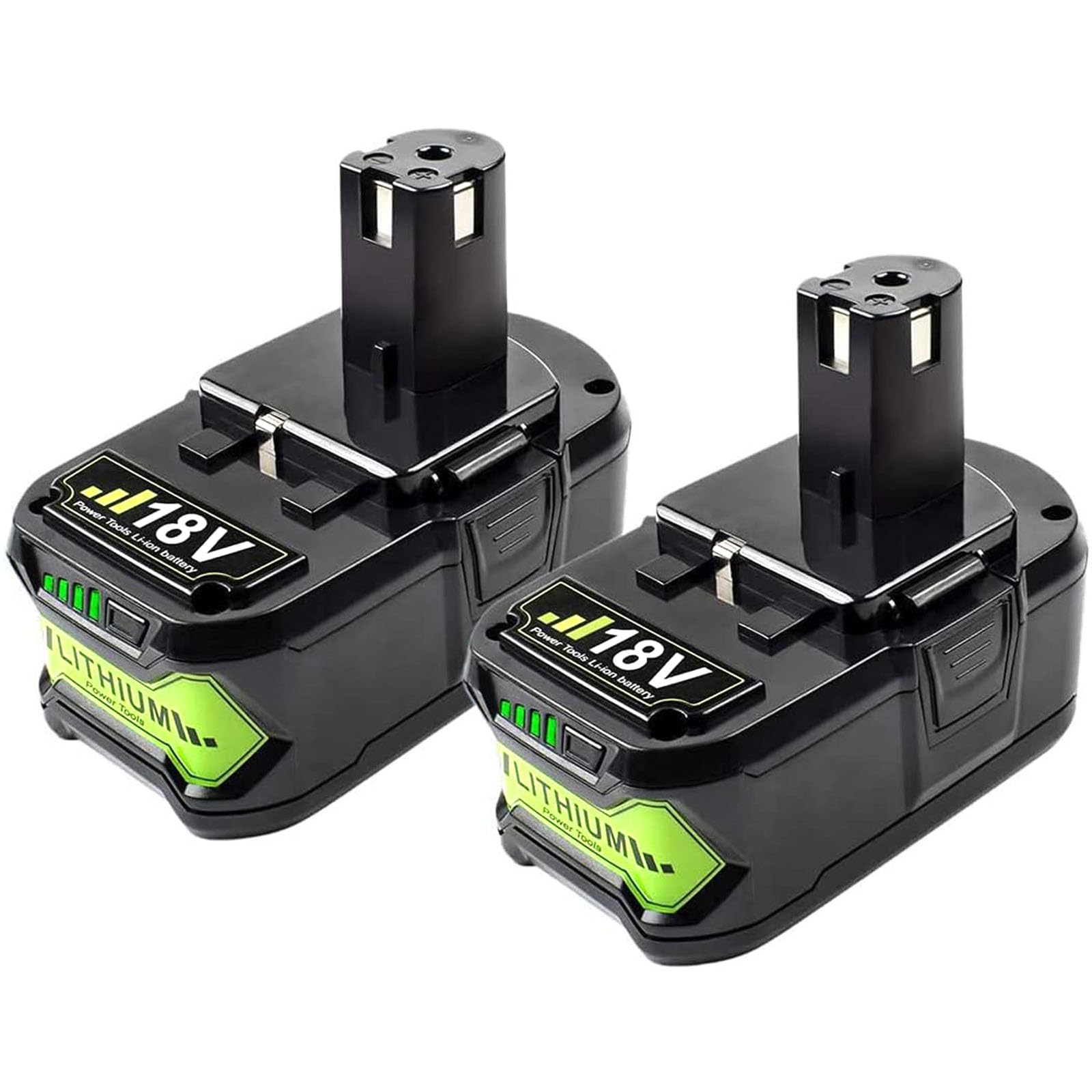 Amazon 8 0ah 18v 2pack Replacement For Ryobi 18v Battery One Plus