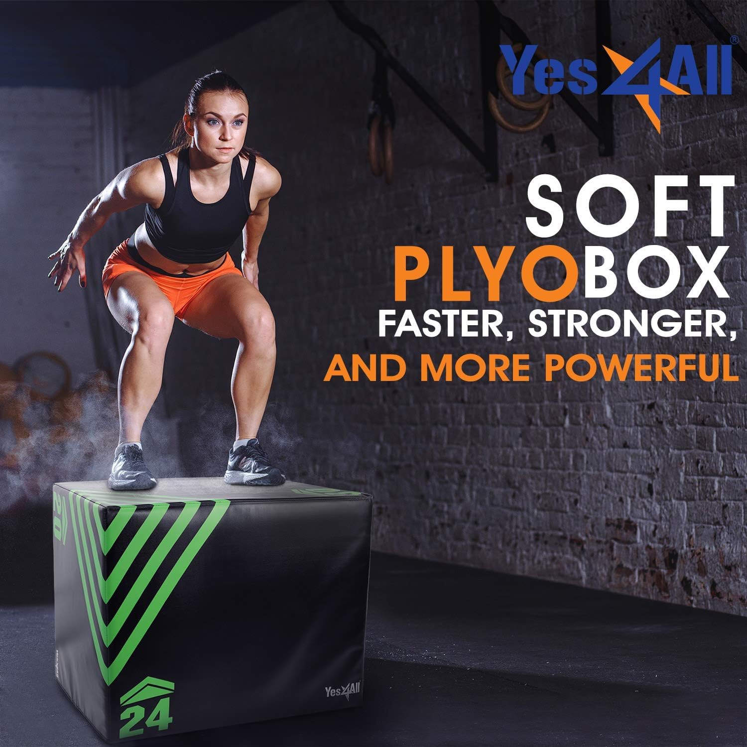 Snapklik.com : Yes4All 3 In 1 Foam Plyometric Jump Box Jump Training ...