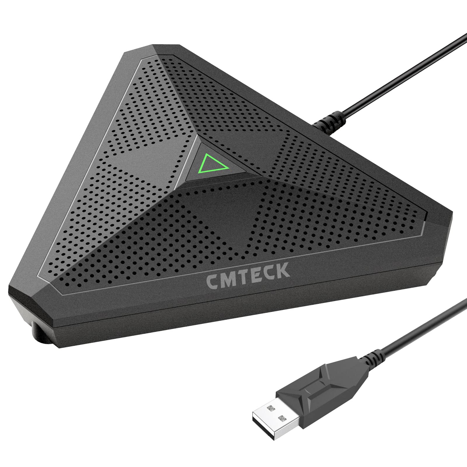 USB Conference Microphone, CM001 Desktop Computer Mic, Mute Button with ...