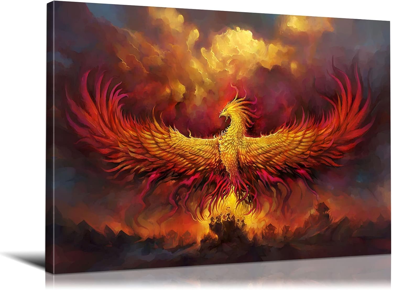 YOUHONG Phoenix Bird Wall Decor - Animal Canvas Art Nepal | Ubuy