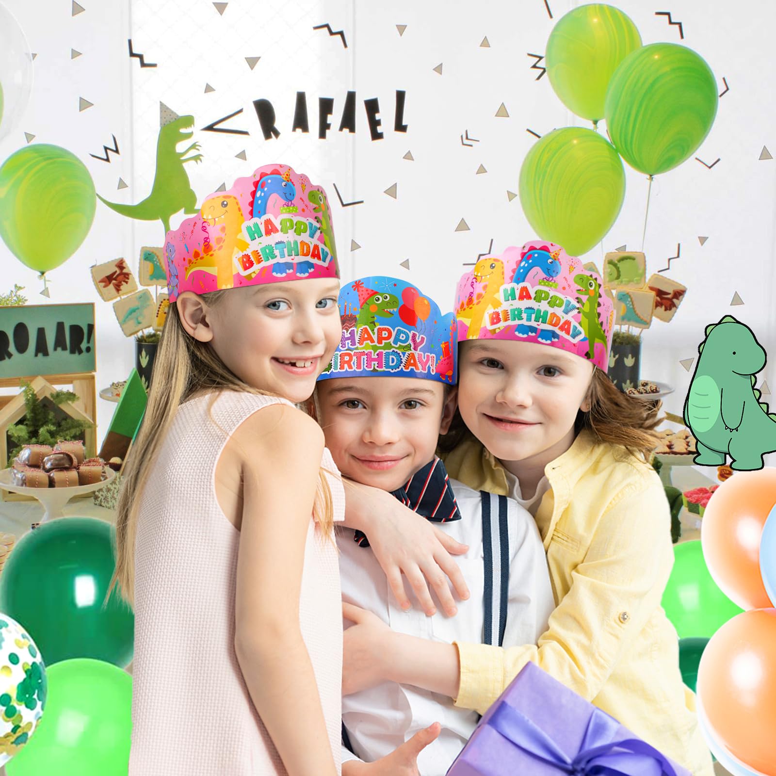 Snapklik.com : 30 Pieces Birthday Crowns For Classroom Adjustable Cute ...