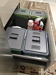 Elletipi PTC22 09050 2F C10 PPV Pattumiera Differenziata da Cassetto : Amazon.it: Casa e cucina