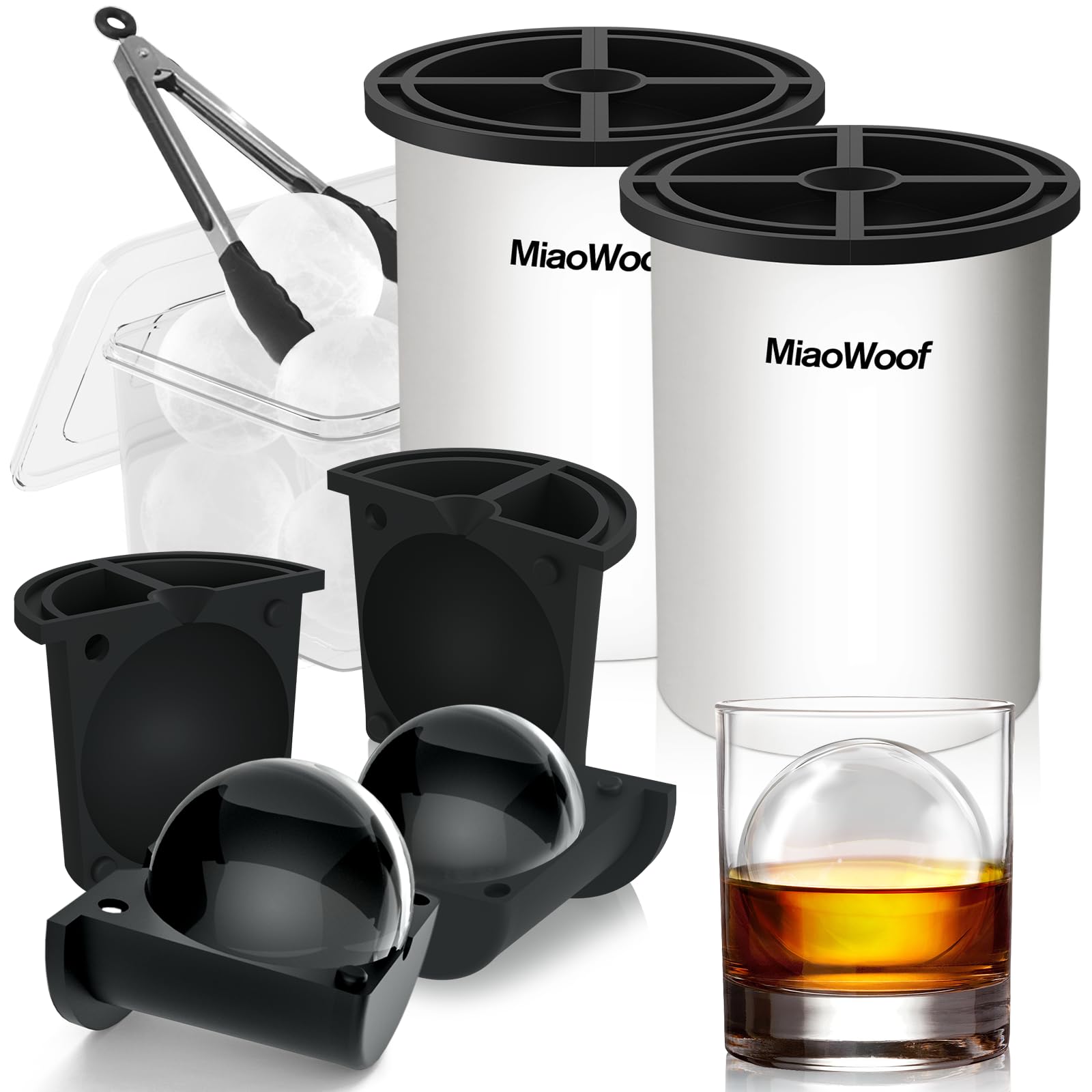 Amazon.com: Clear Ice Cube Maker, 2.5 Inch Stainless Steel Crystal ...