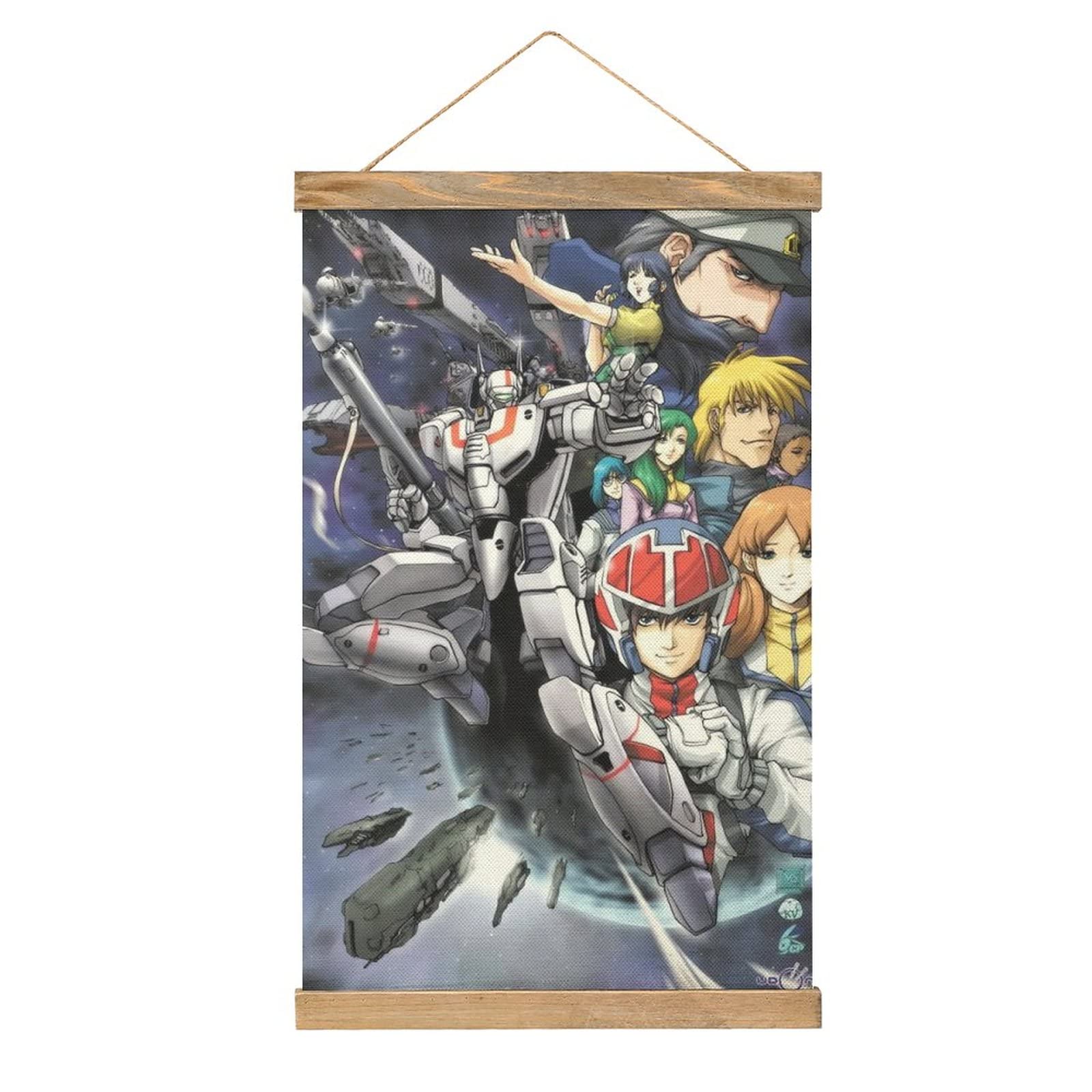 Amazon.com: Anime Robotech The Macross Saga Scroll Poster Wall Fabric ...