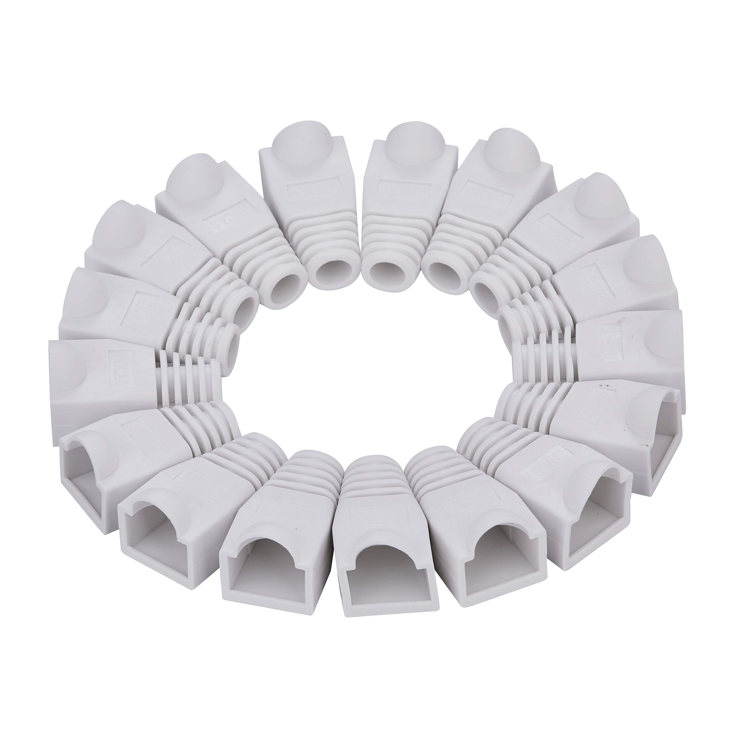 Amazon.com: RJ45 Cat5e Cat6 Ethernet Network Cable Boot Cover Strain ...