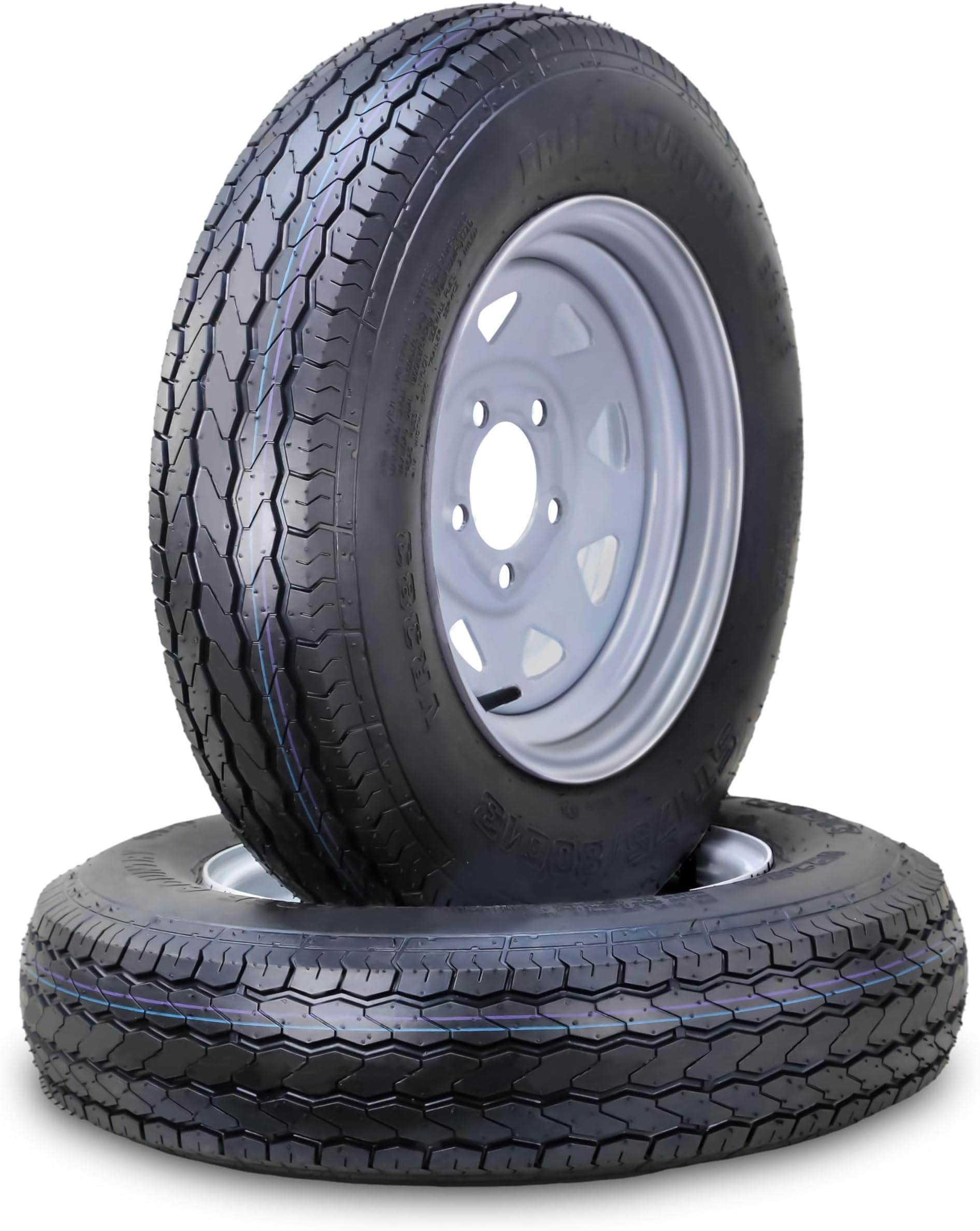 Amazon.com: Free Country Trailer Tire Wheel Assembly ST175/80D13 6-Ply ...