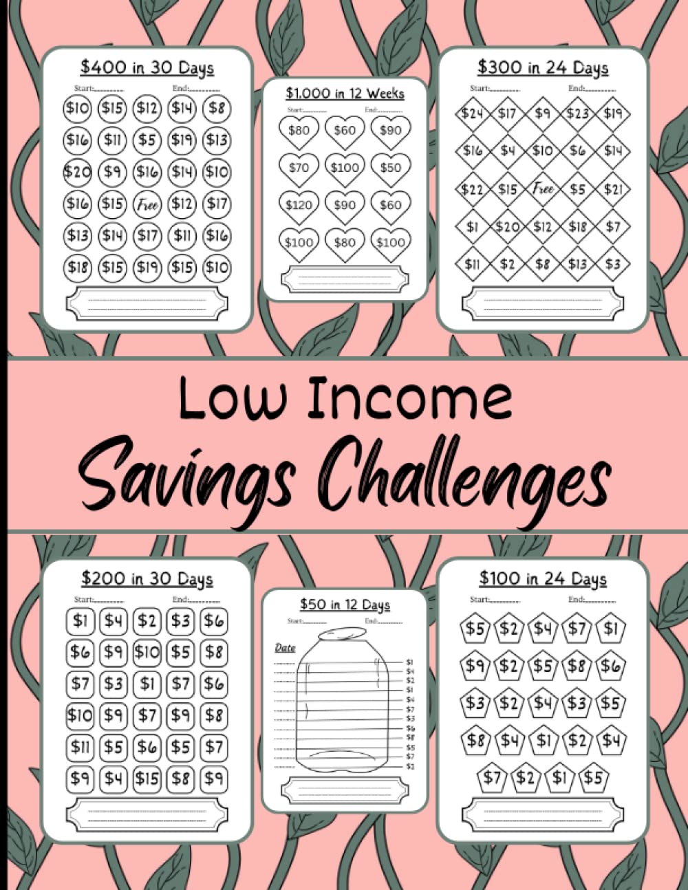 Low Income Savings Challenges: Ultimate Book of Savings Challenges ...