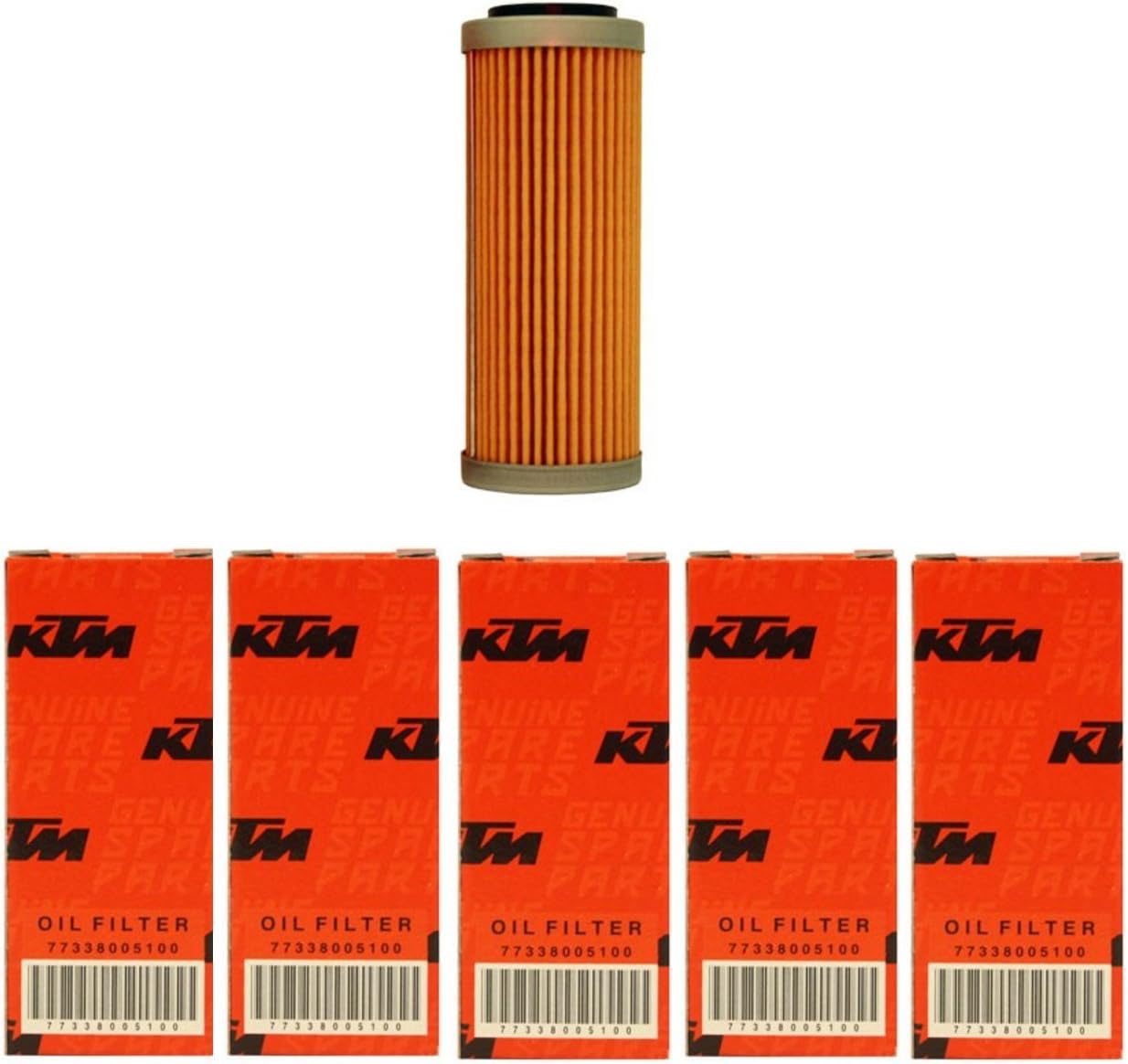 Amazon.com: NEW OEM KTM OIL FILTERS 5 PACK 350 400 450 500 530 EXC-F SX ...